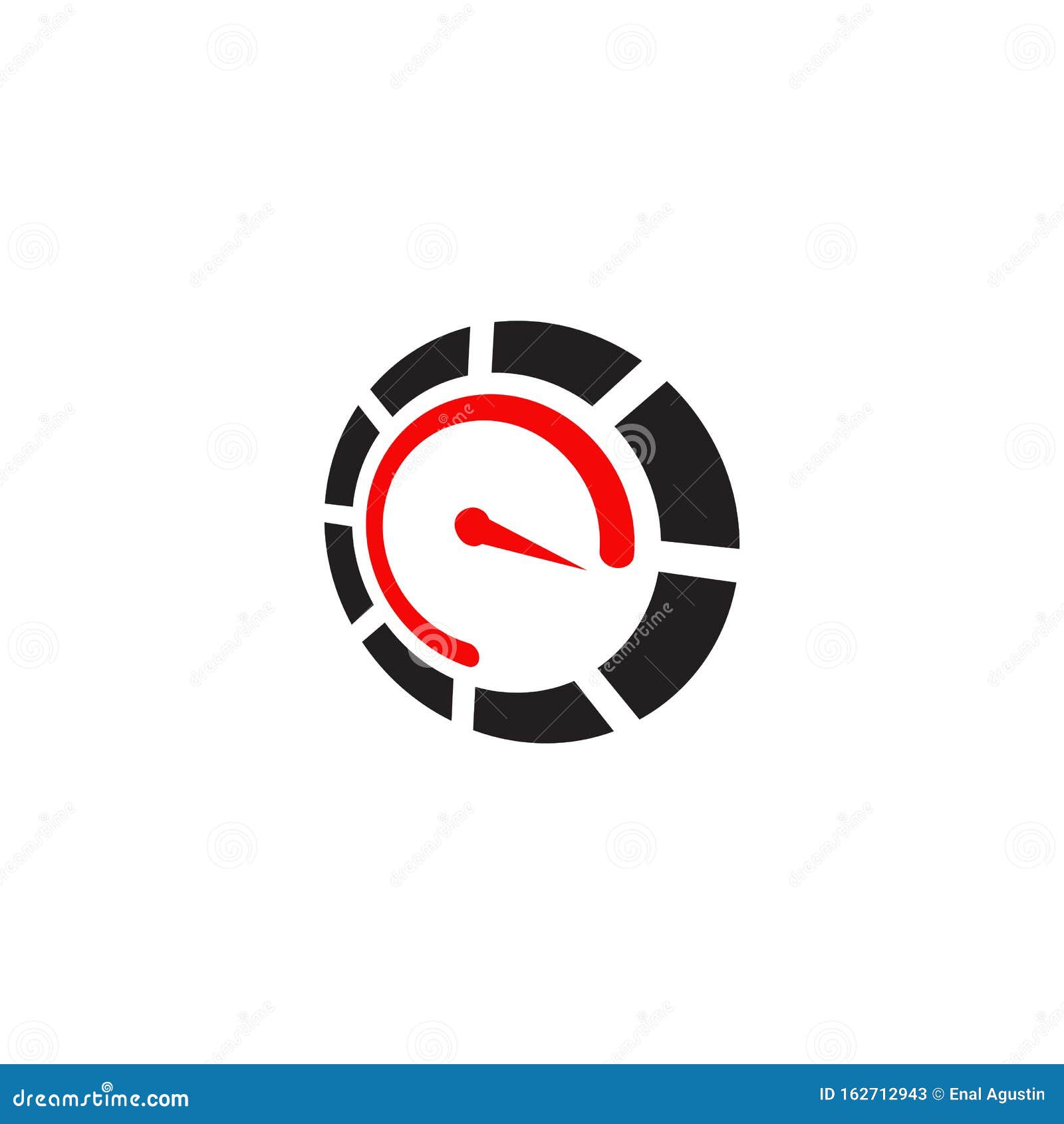 Speedometer Icon Logo Design Vector Template Stock Vector ...