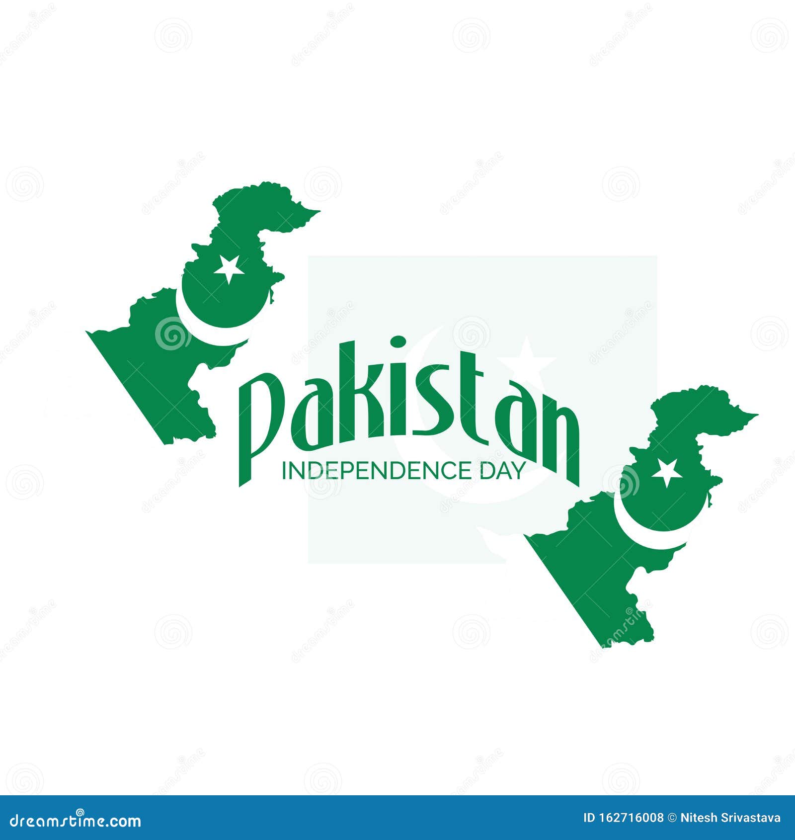 Pakistan Independence Day stock illustration. Illustration of ...