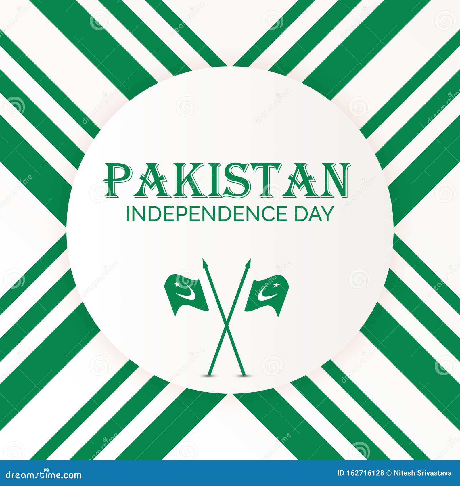 Pakistan Independence Day stock illustration. Illustration of flag ...