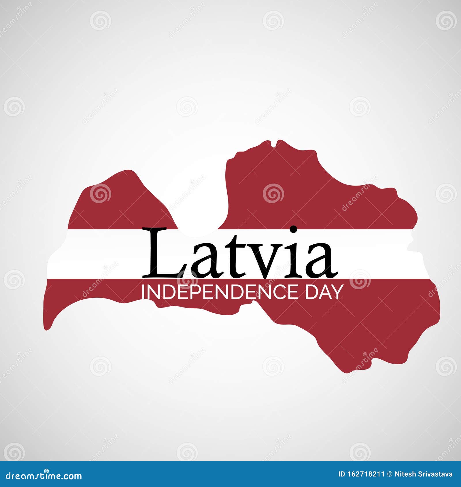 Latvia Independence Day stock illustration. Illustration of card ...