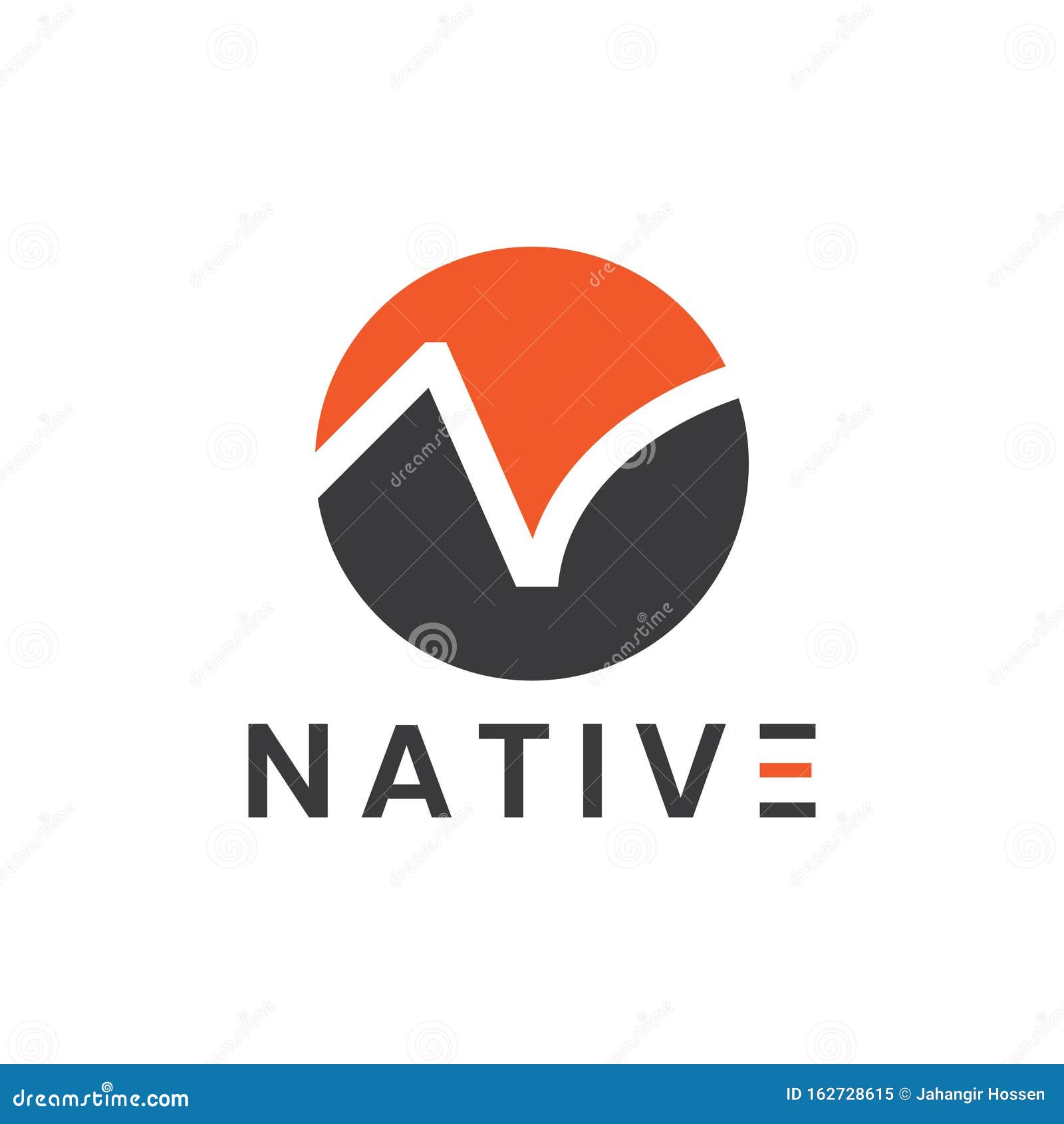 Native N Logo Vector Design Stock Vector - Illustration of monogram ...