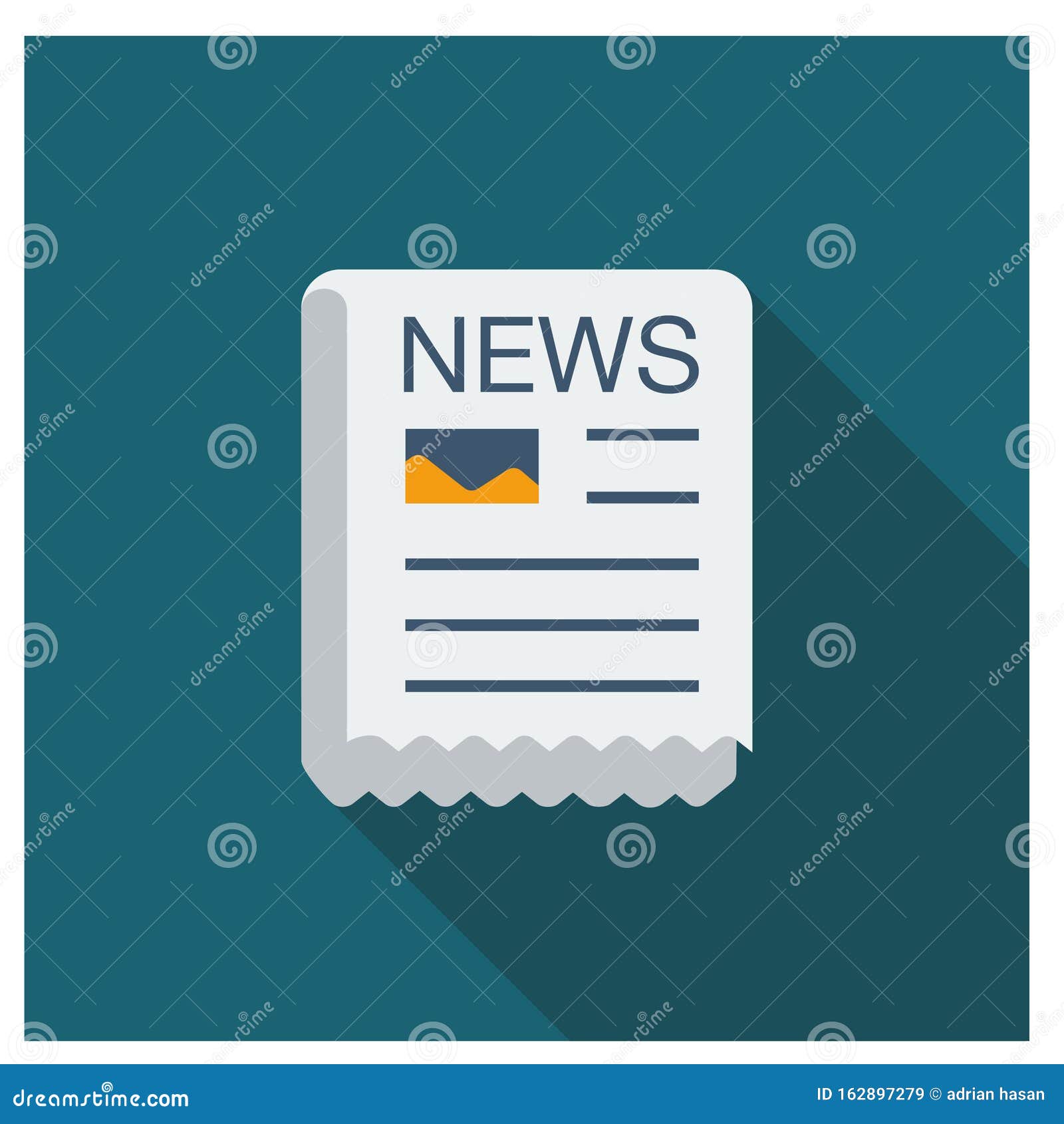 Newspaper Simpel Modern Flat Icons Vector Collection of Business Stock ...