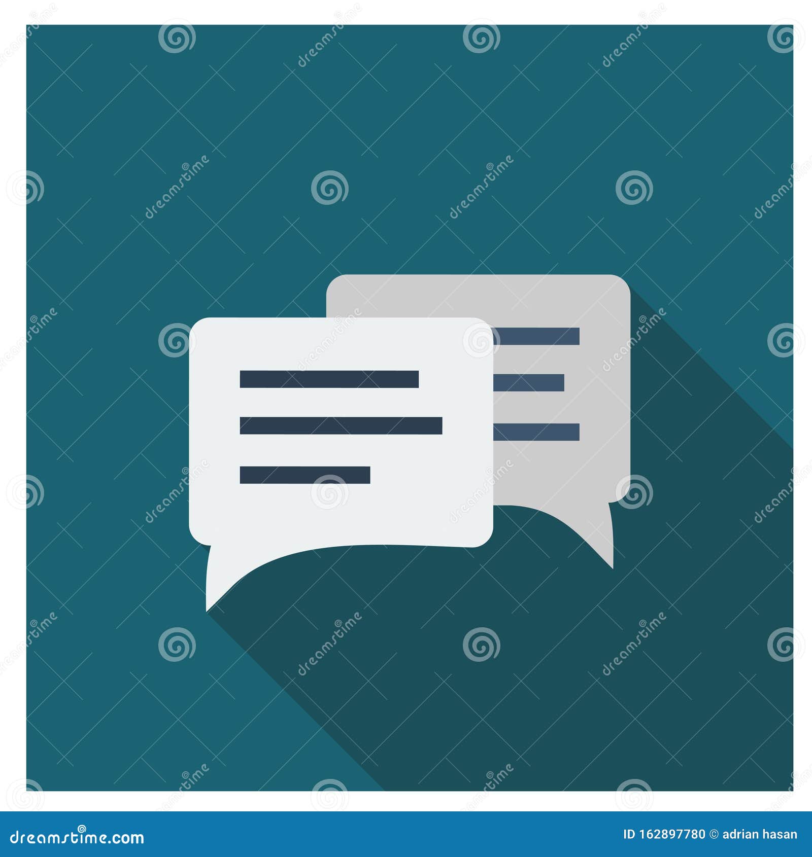 Message Simpel Modern Flat Icons Vector Collection of Business Stock ...