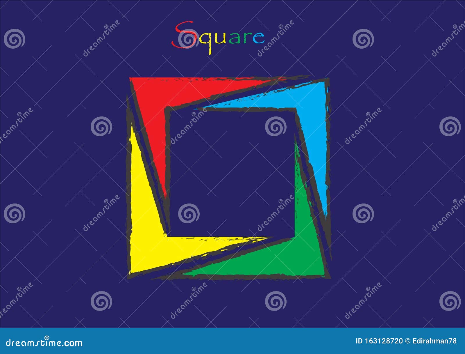 Square Red Yellow Green Blue Color Stock Images in HD Stock Vector ...