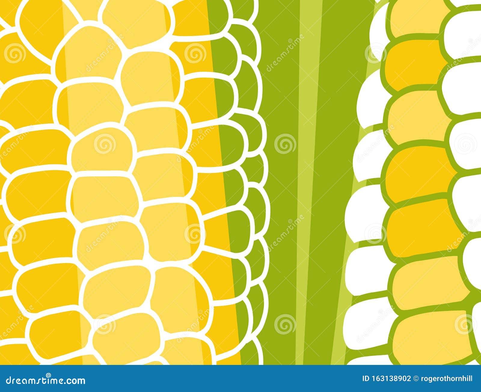 Abstract Corn Stalk. Plant. Vector | CartoonDealer.com #78931790