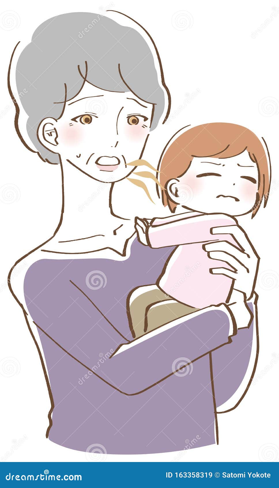 Aunt Outline Vector Icon. Thin Line Black Aunt Icon, Flat Vector Simple ...