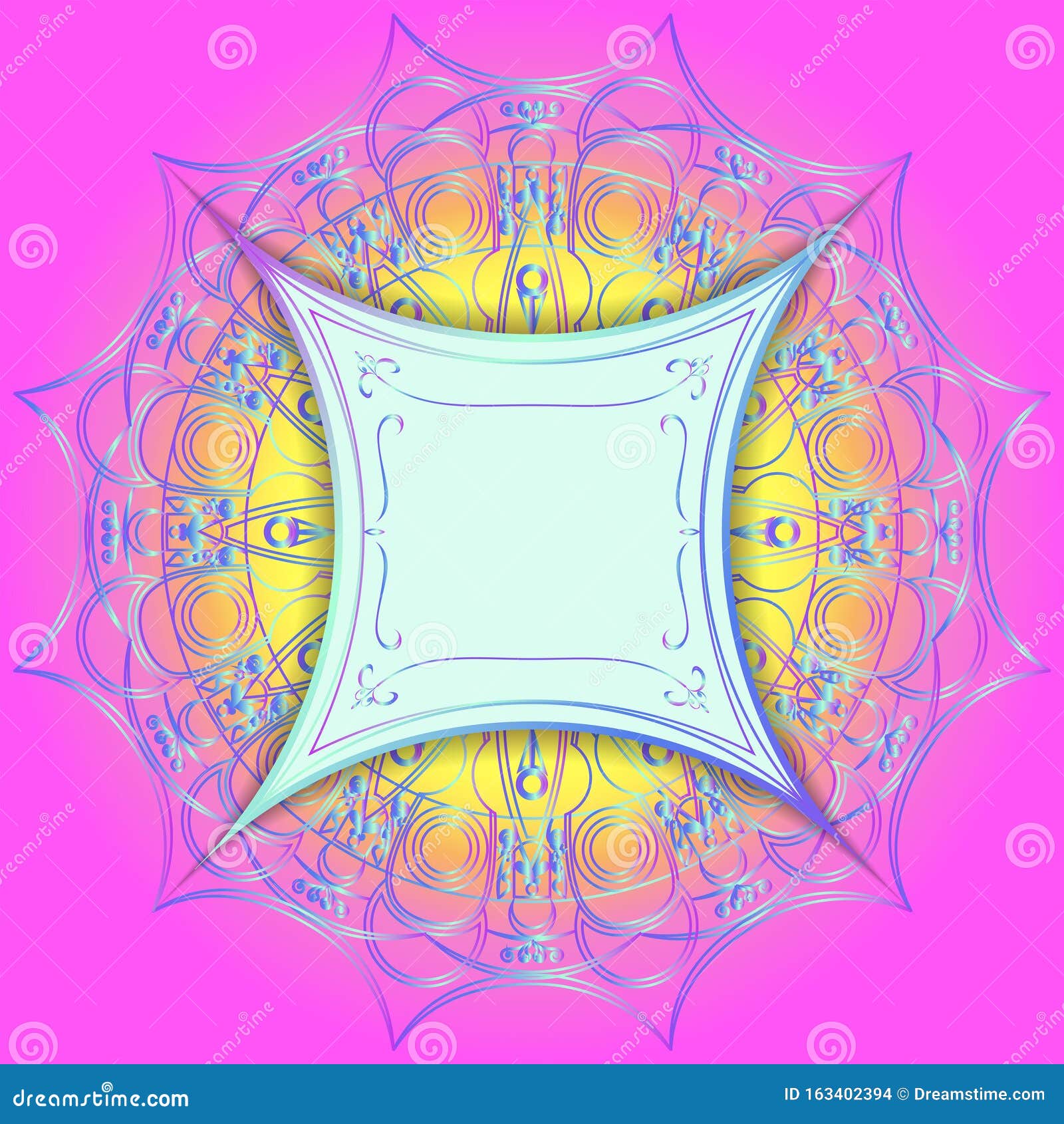 Empty Mandala Templates that Can Be Edited by Adding Elements Such As ...