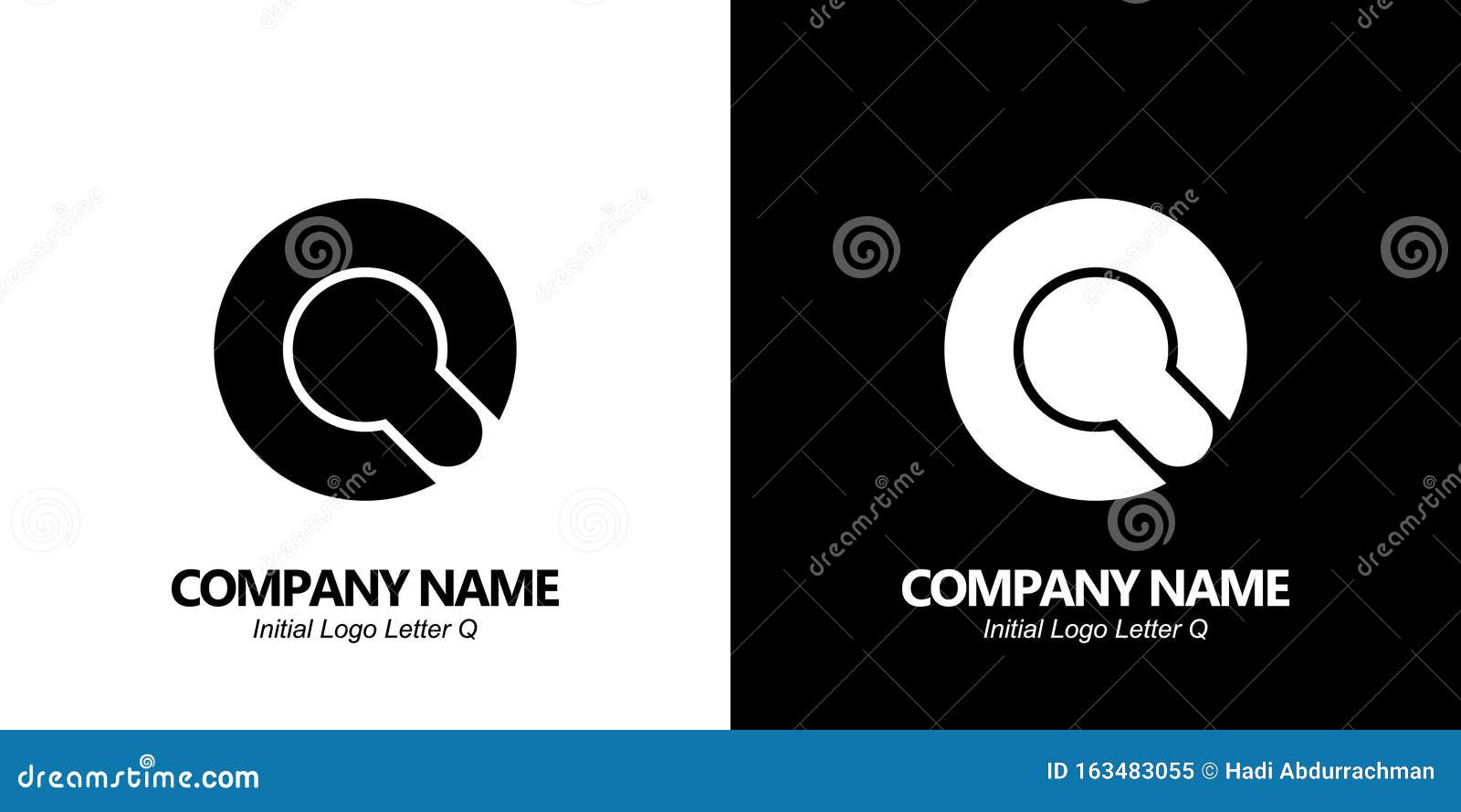 Initial Letter Q Logo Vector Design Template. Initial Q Minimalist Logo ...