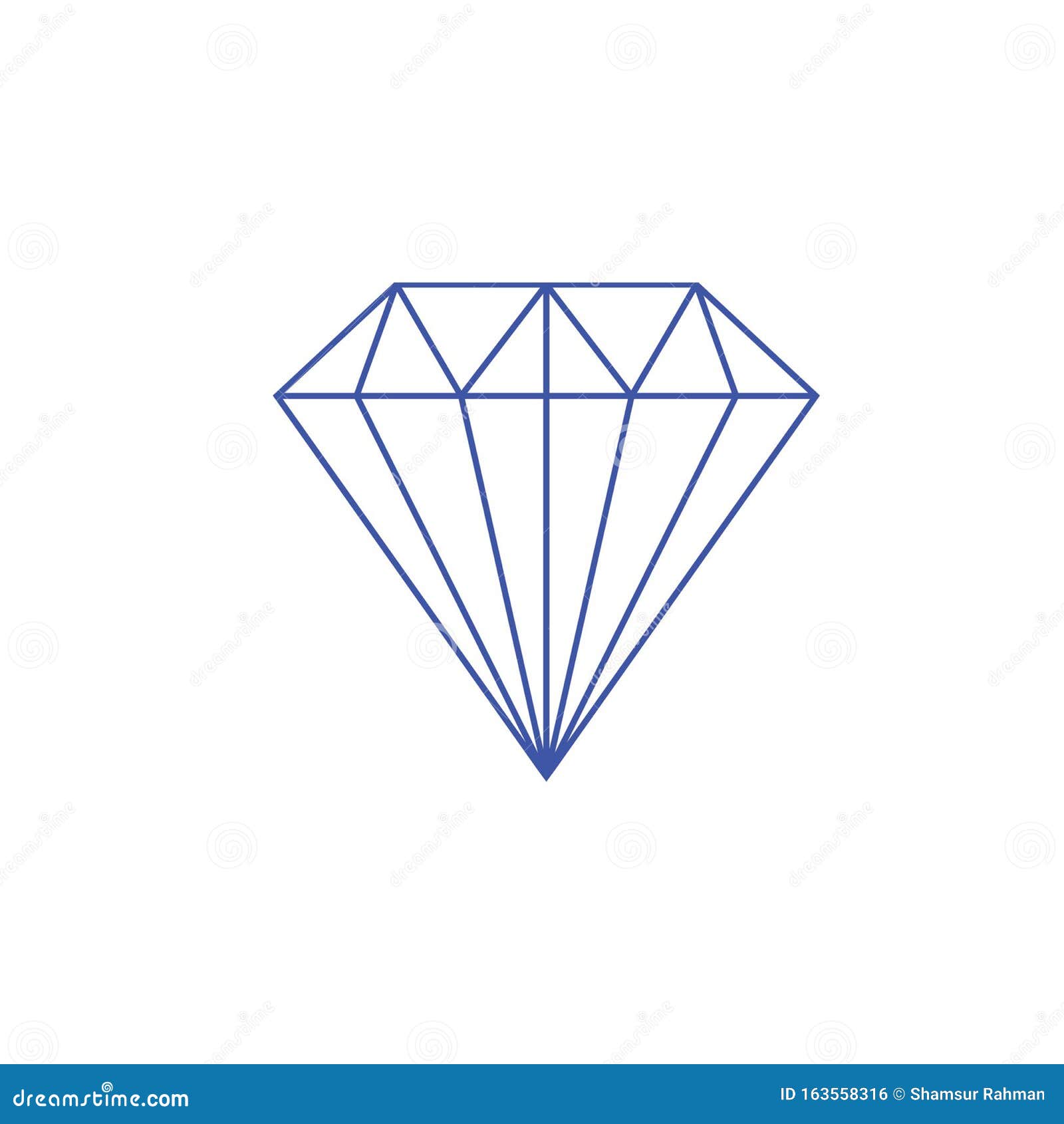 Diamond Logo Vector Design Template Stock Vector - Illustration of ...