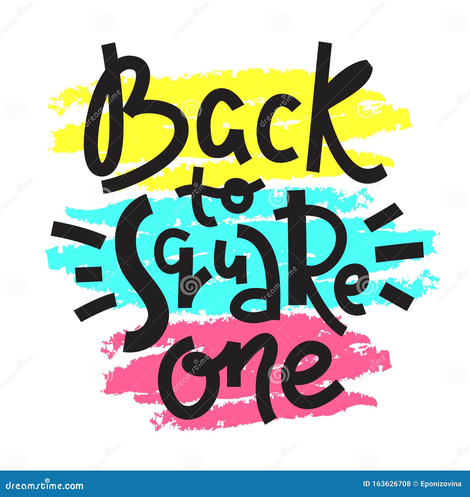 Back To Square One - Inspire Motivational Quote. Hand Drawn Lettering ...