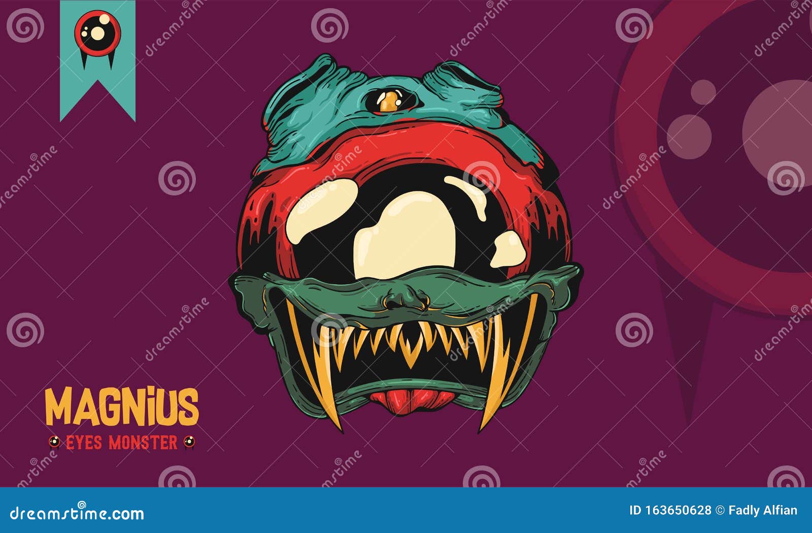 Savage Mythical Orc Brute Standing With Aggressive Pose And Expression ...