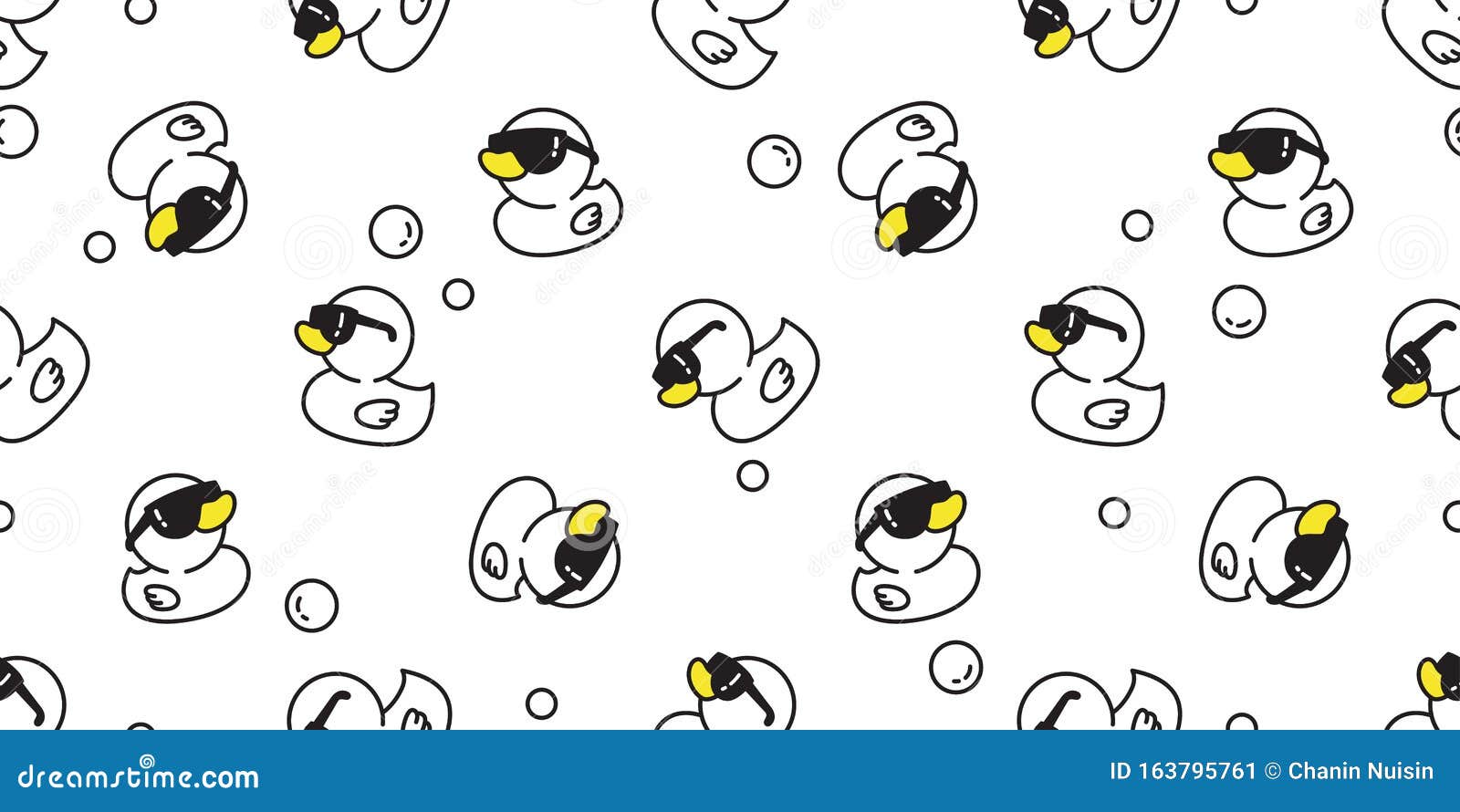 Rubber Duck Vertical Boy Photo Frame Vector Illustration ...