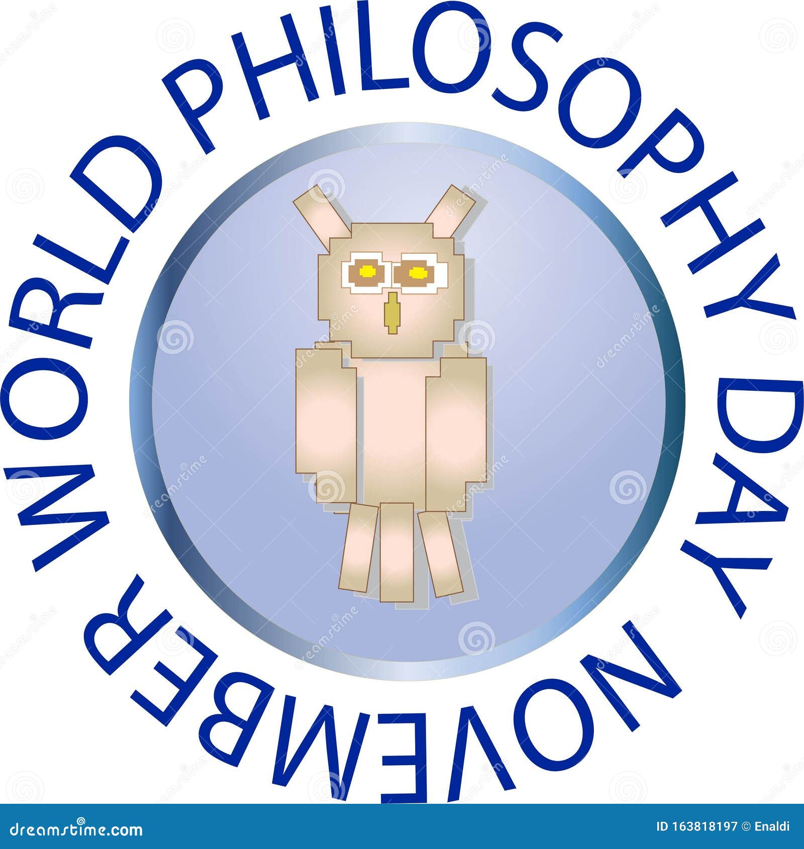World Philosophy Day Sign and Concept Logo Stock Vector - Illustration ...
