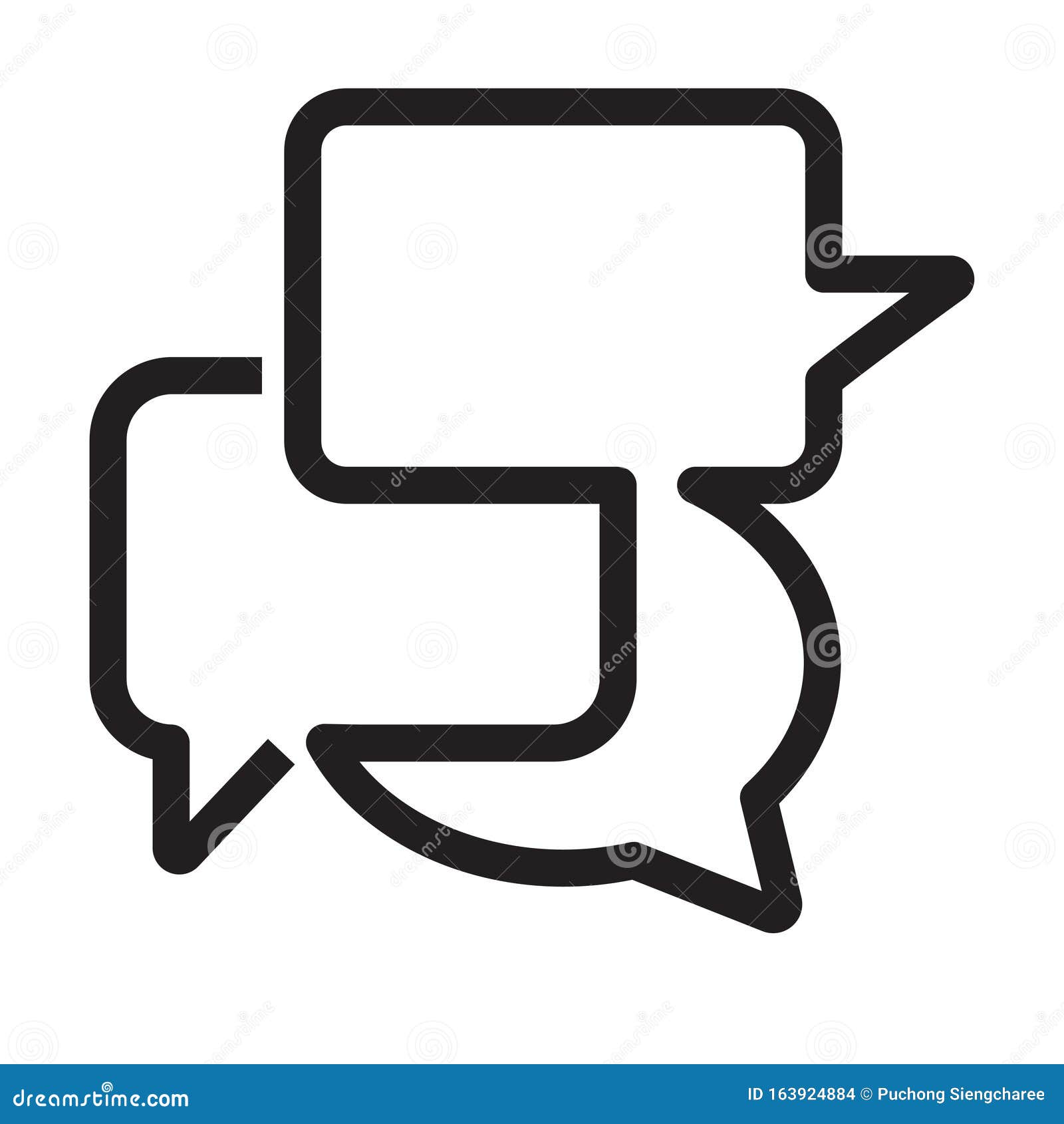 Communication Vector Icon.chat Icon. Stock Vector - Illustration of ...