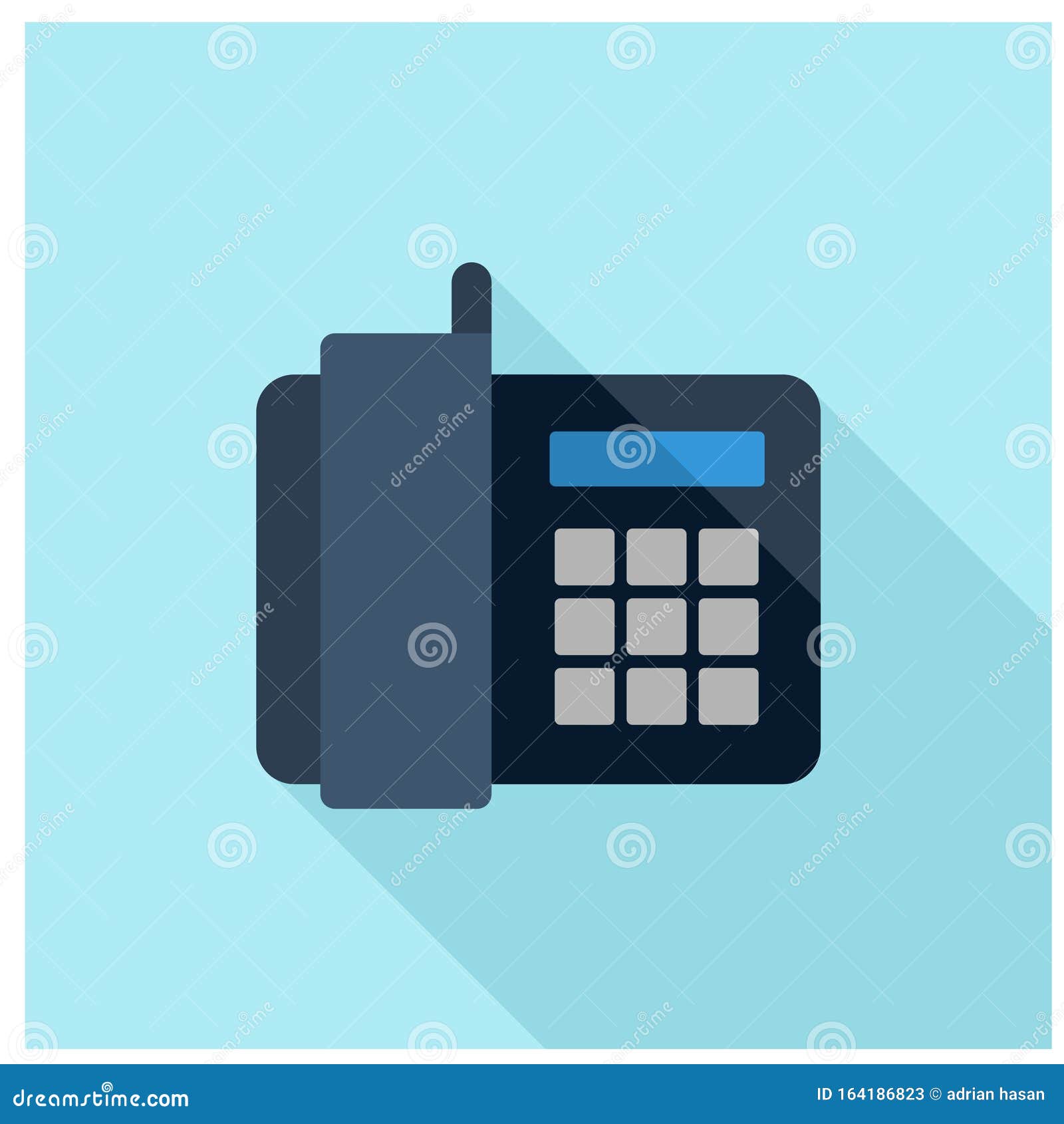 Telephone Simple Modern Flat Icons Vector Collection of Business Stock ...