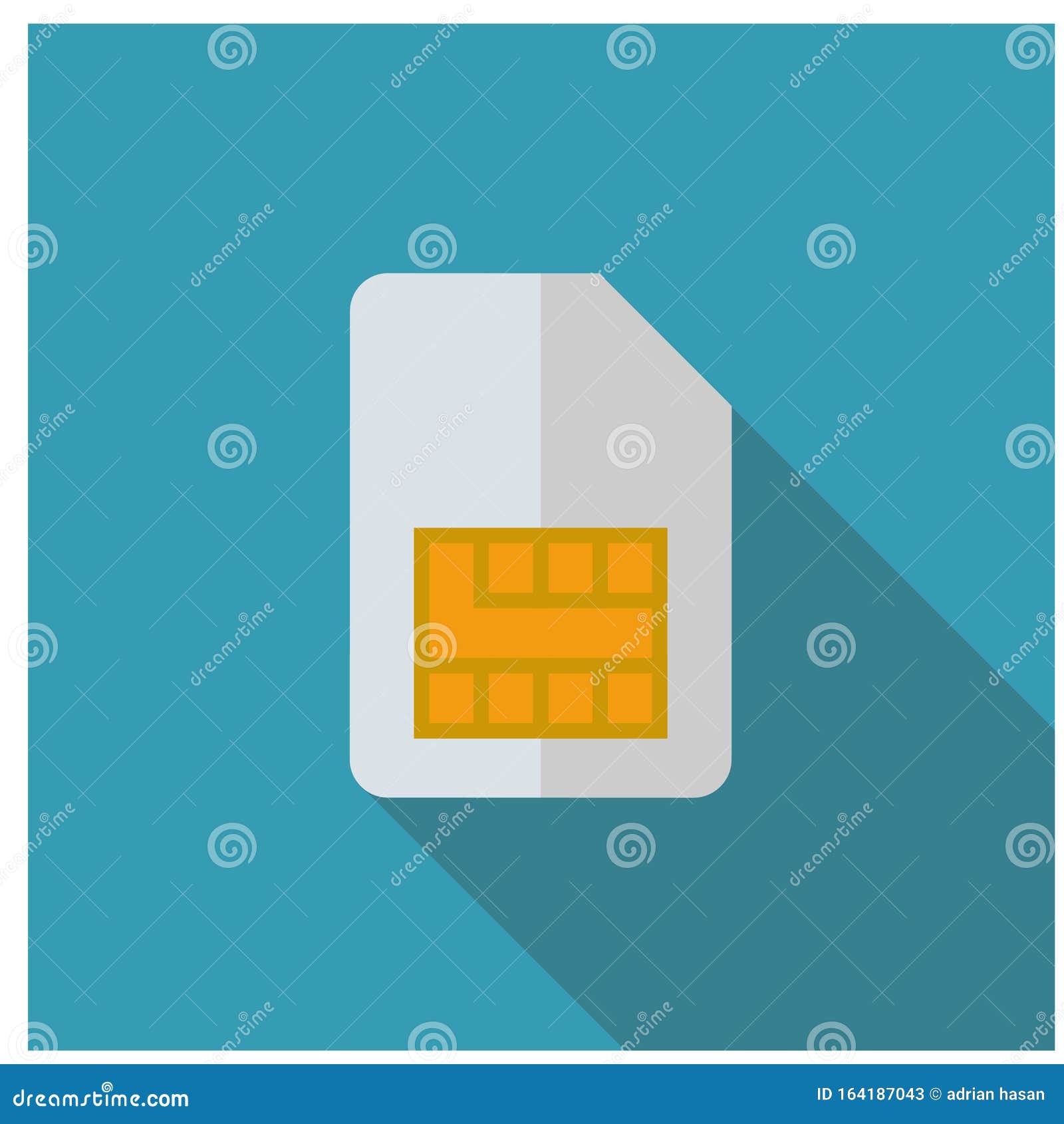 Simcard Simple Modern Flat Icons Vector Collection of Business Stock Vector - Illustration of ...