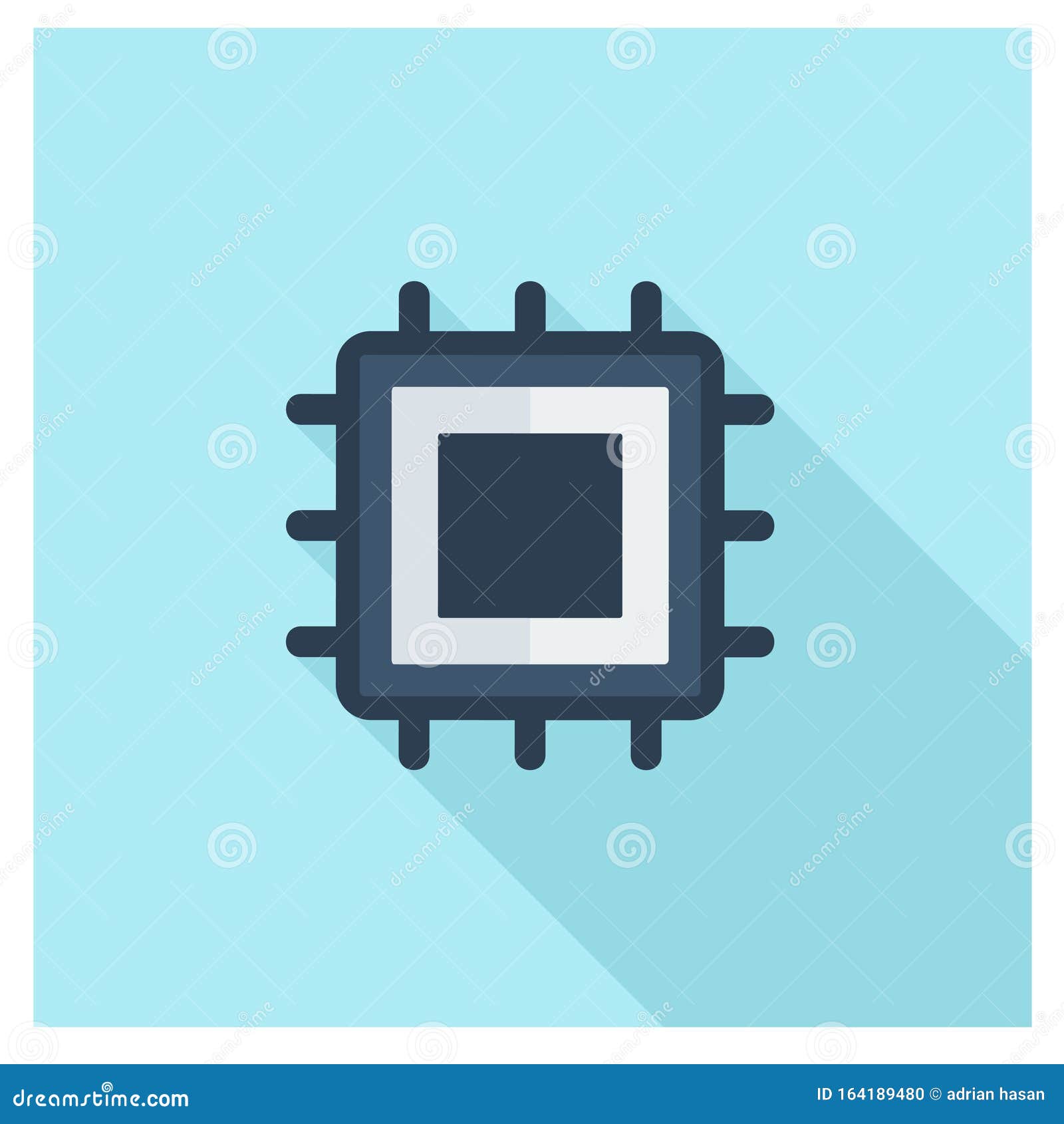 Chip Simple Modern Flat Icons Vector Collection of Business Stock ...