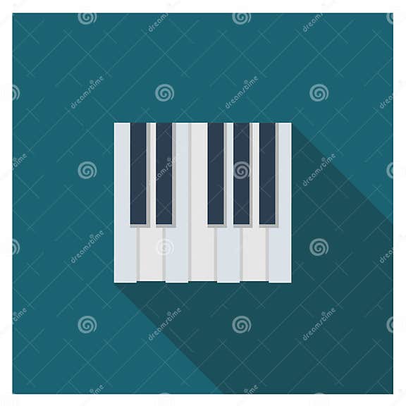 Piano Simple Modern Flat Icons Vector Collection of Business Stock ...