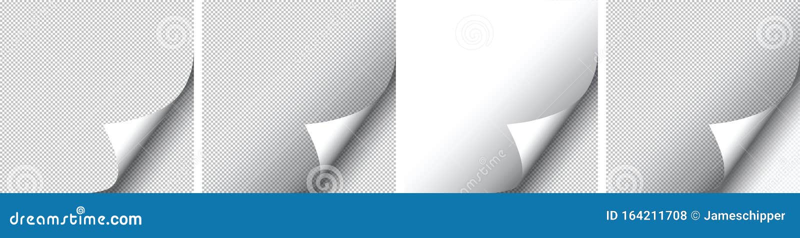 A White Paper Fold Transparency Stock Vector - Illustration of angle ...
