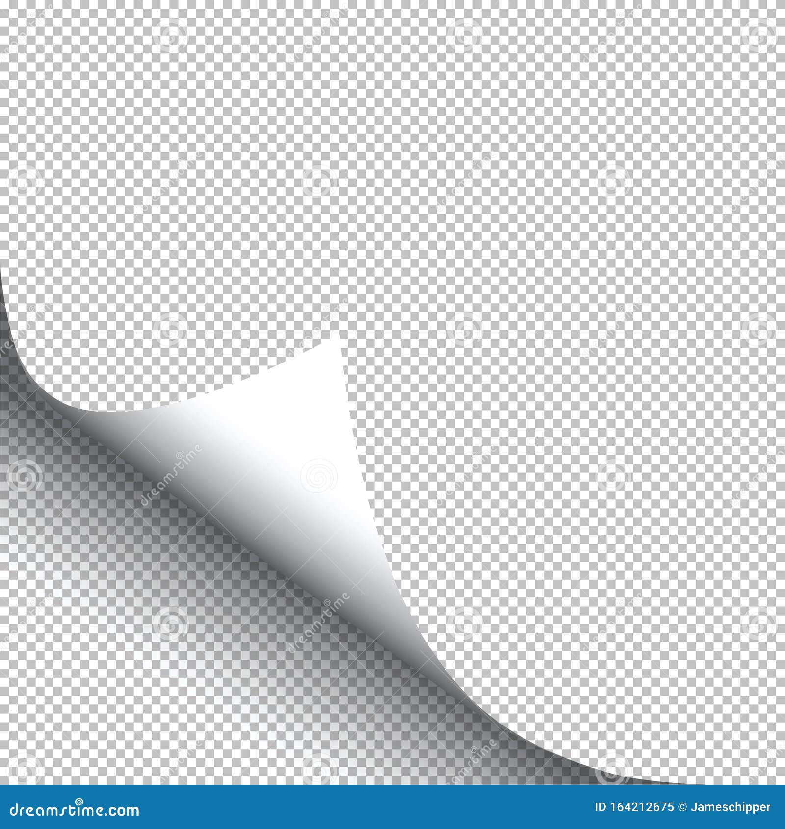 A White Paper Fold Transparency Stock Vector - Illustration of ...