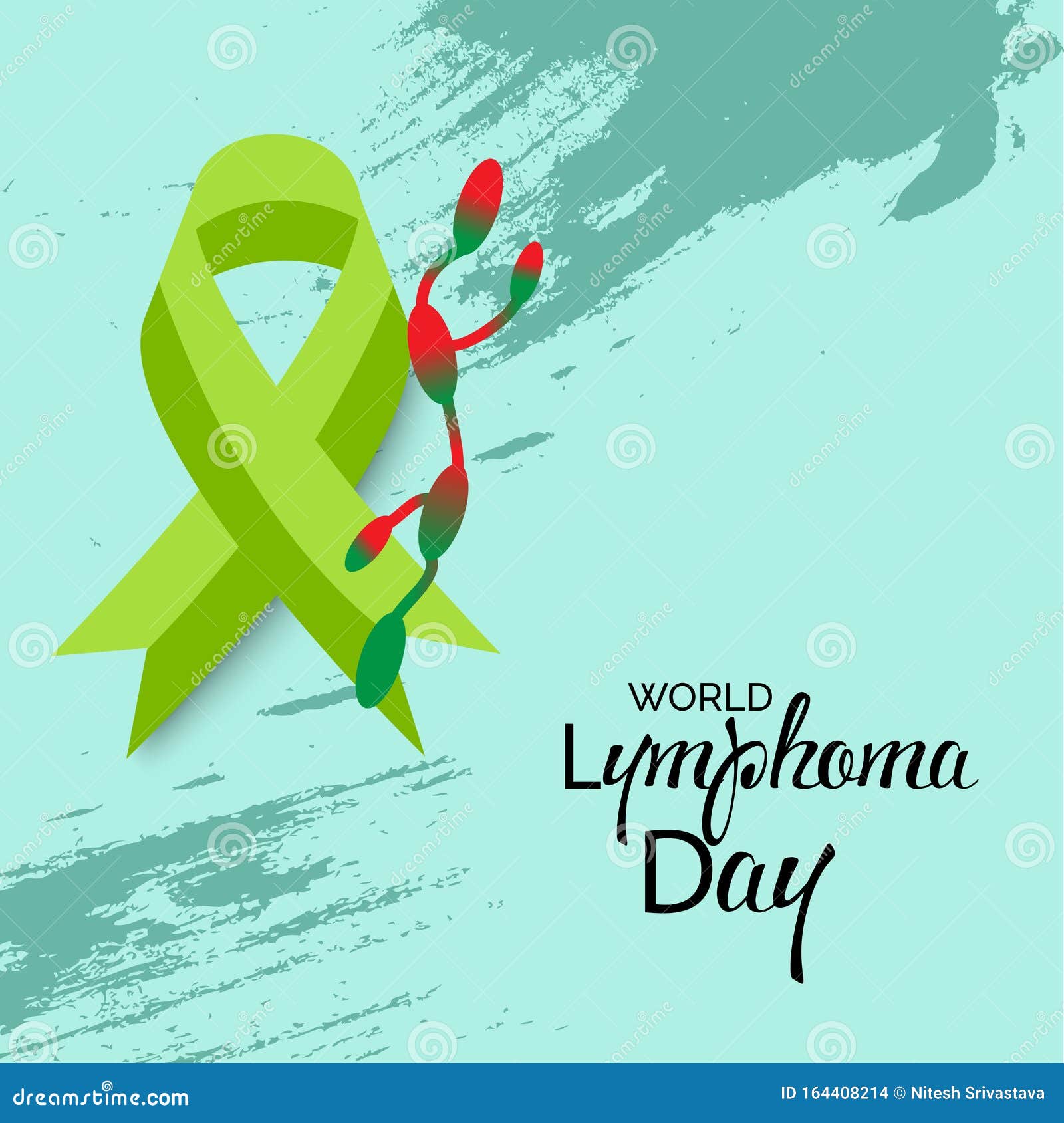 World Lymphoma Awareness Day September 15th Stock Illustration ...