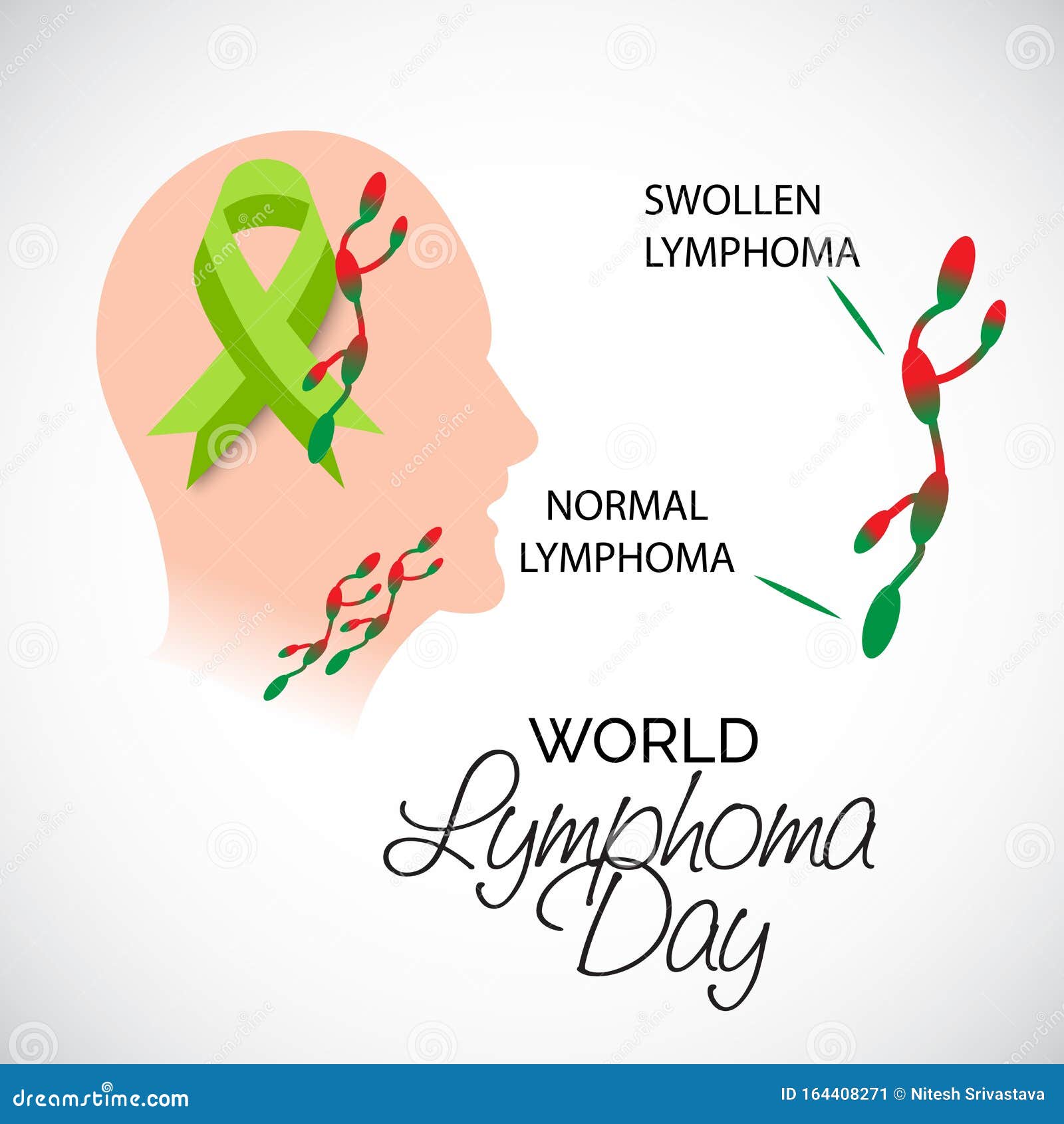 World Lymphoma Awareness Day September 15th Stock Illustration ...