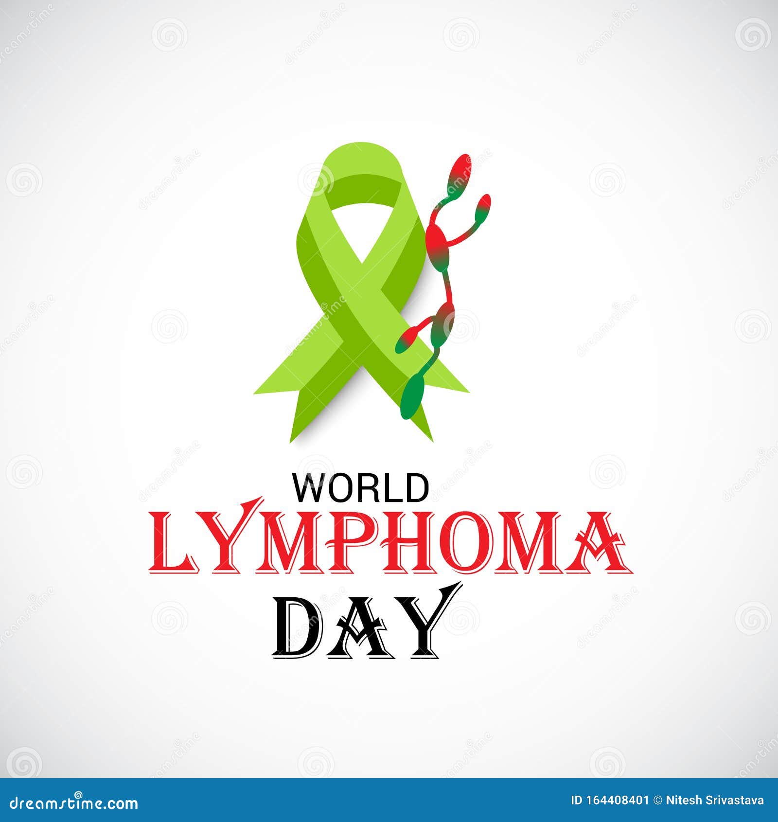World Lymphoma Awareness Day September 15th Stock Illustration ...