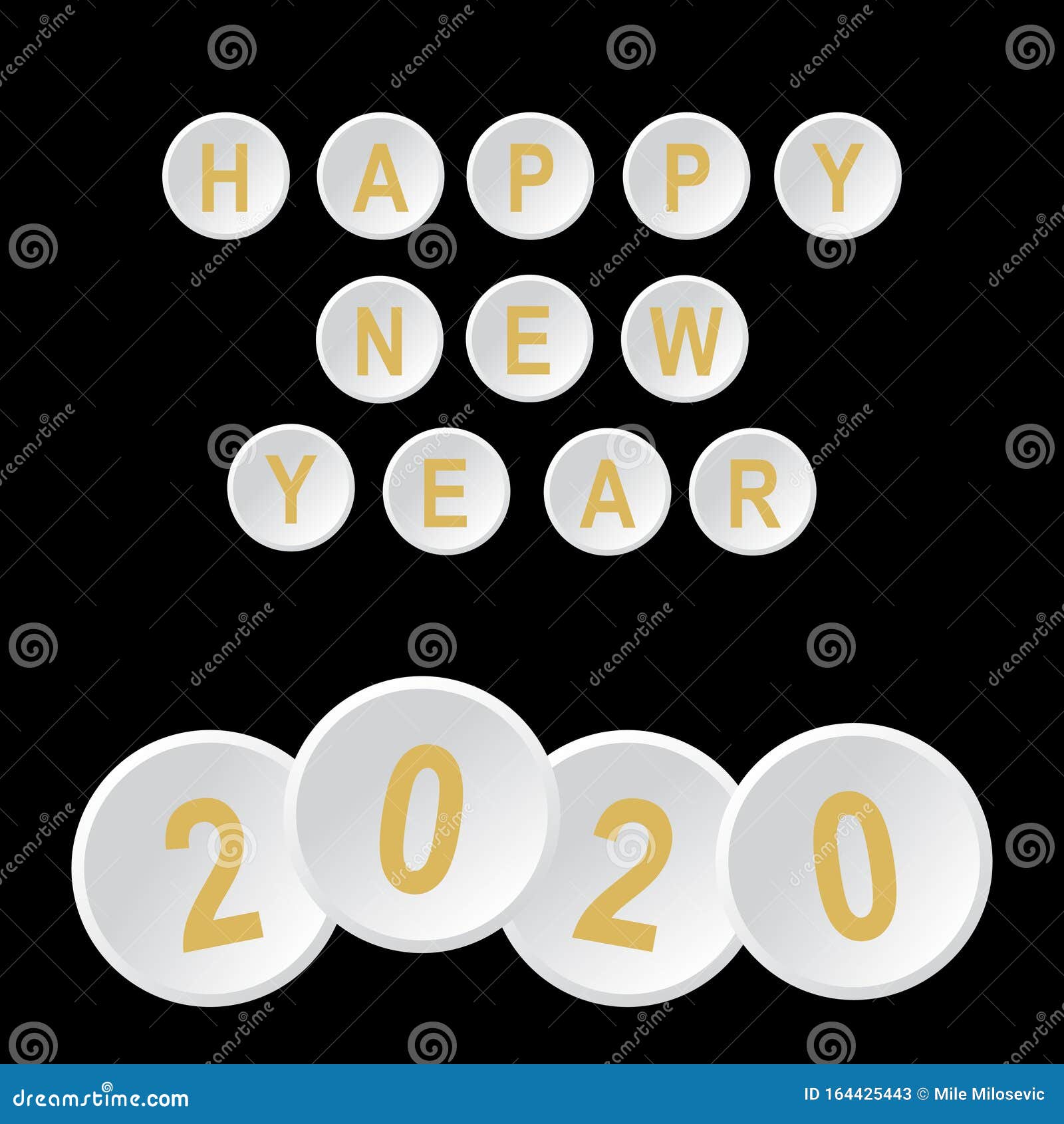 Happy New Year 2002 Dext Design. Merry Christmas Stock Vector ...