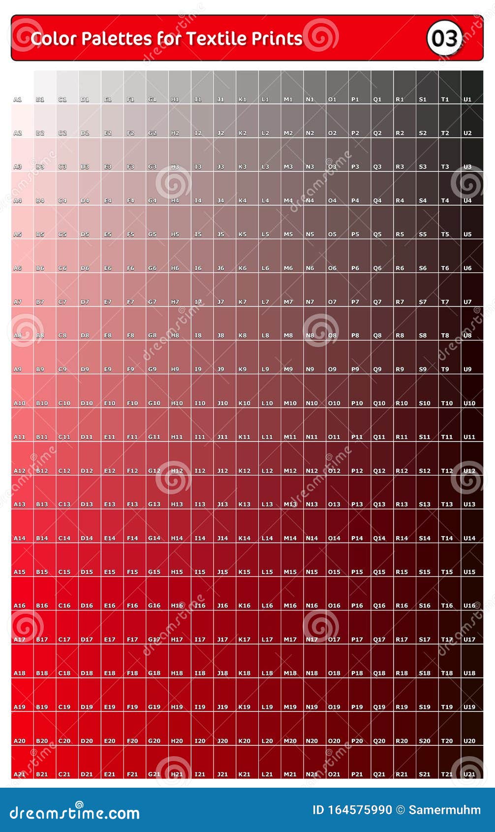 Colors Palette for Textile Prints - 03. Fashion Trend Colors Guide with ...