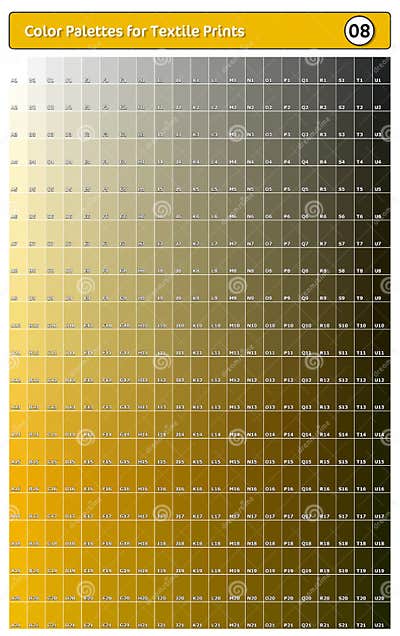 Colors Palette for Textile Prints - 08. Fashion Trend Colors Guide with ...