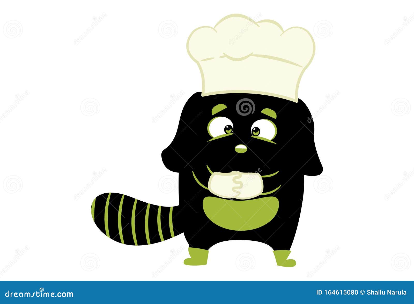 Monster Chef Vector Illustration | CartoonDealer.com #38934026