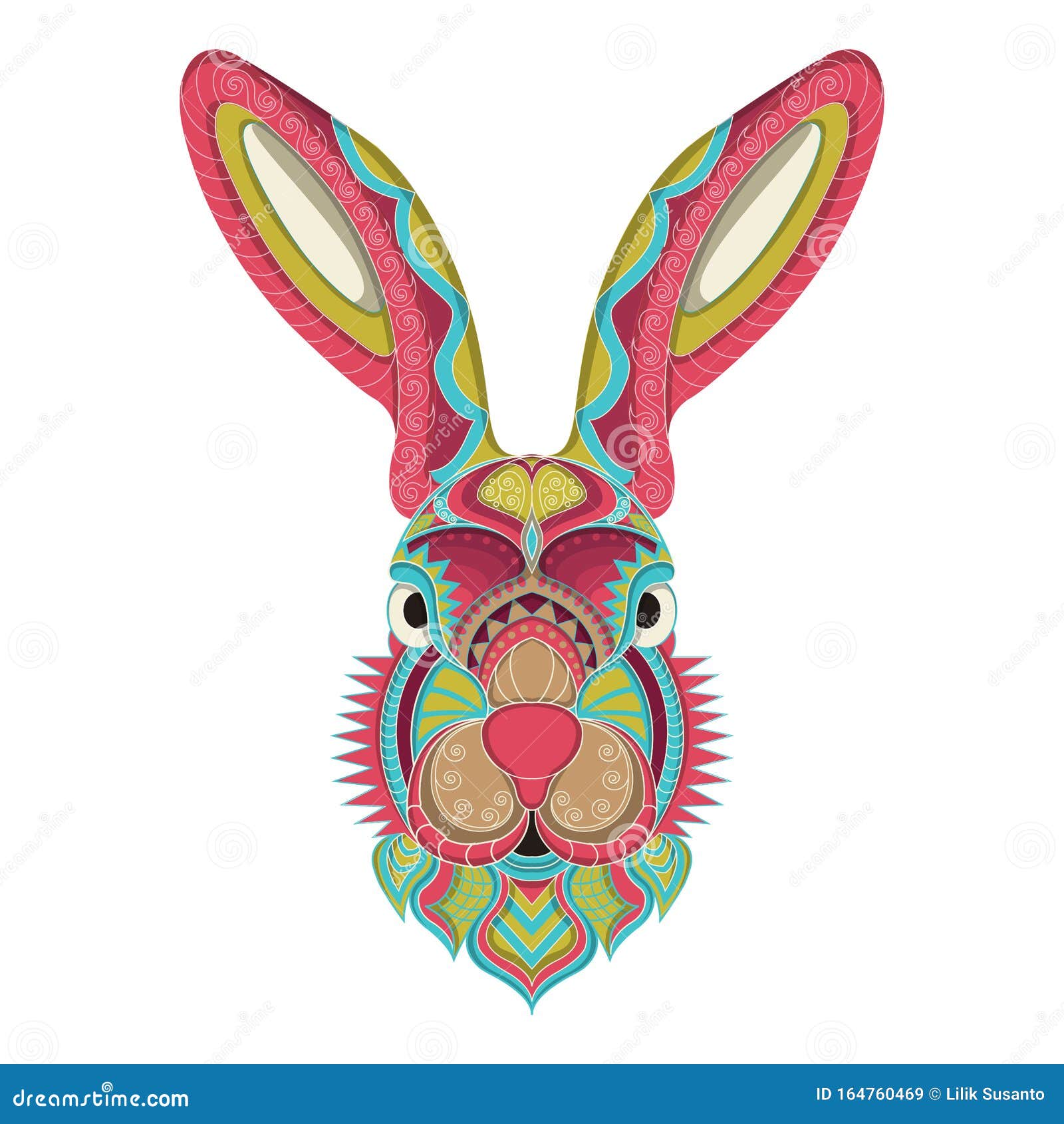 Stylized Rabbit Cartoon Vector | CartoonDealer.com #16951567
