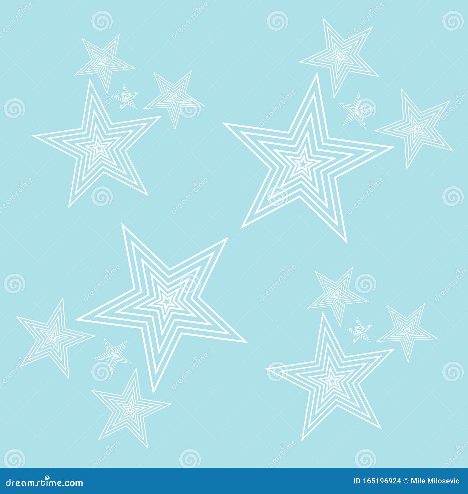 Stars Pattern Background, Vector Graphic Illustration Stock Vector ...