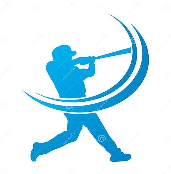 Baseball Batter logo icon. stock vector. Illustration of isolated ...