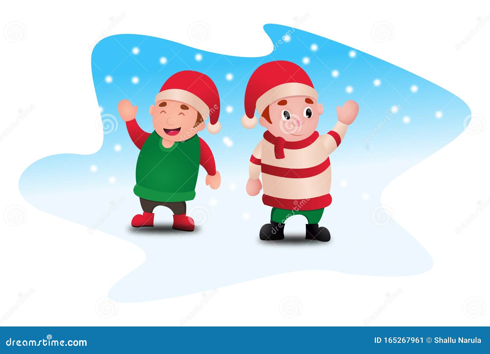Cartoon Illustration of Kids Stock Vector - Illustration of merry, face ...