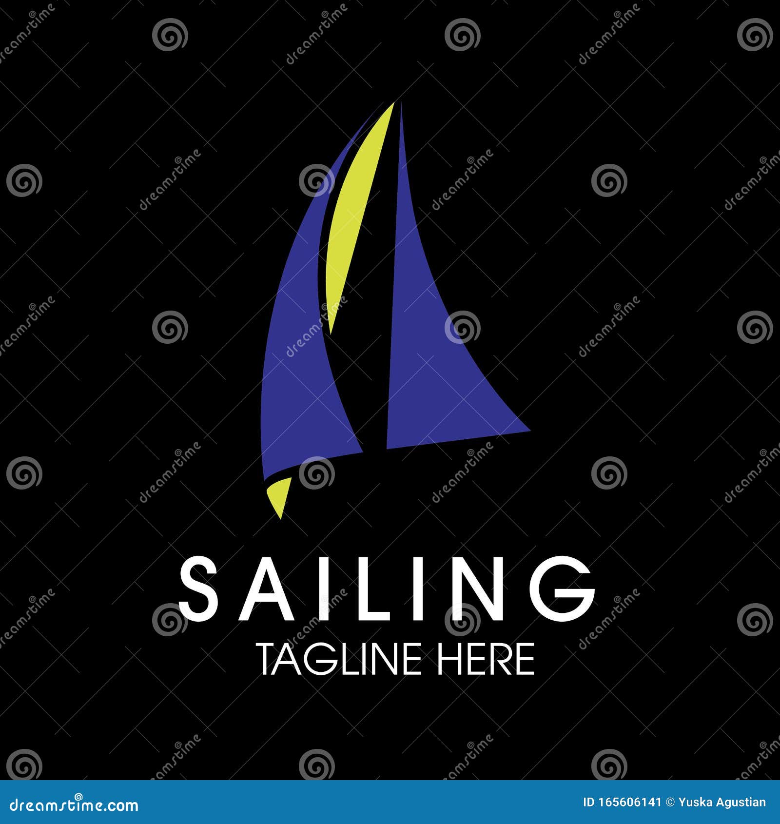 Sailing Icon Logo for Business and Leisure Stock Illustration ...