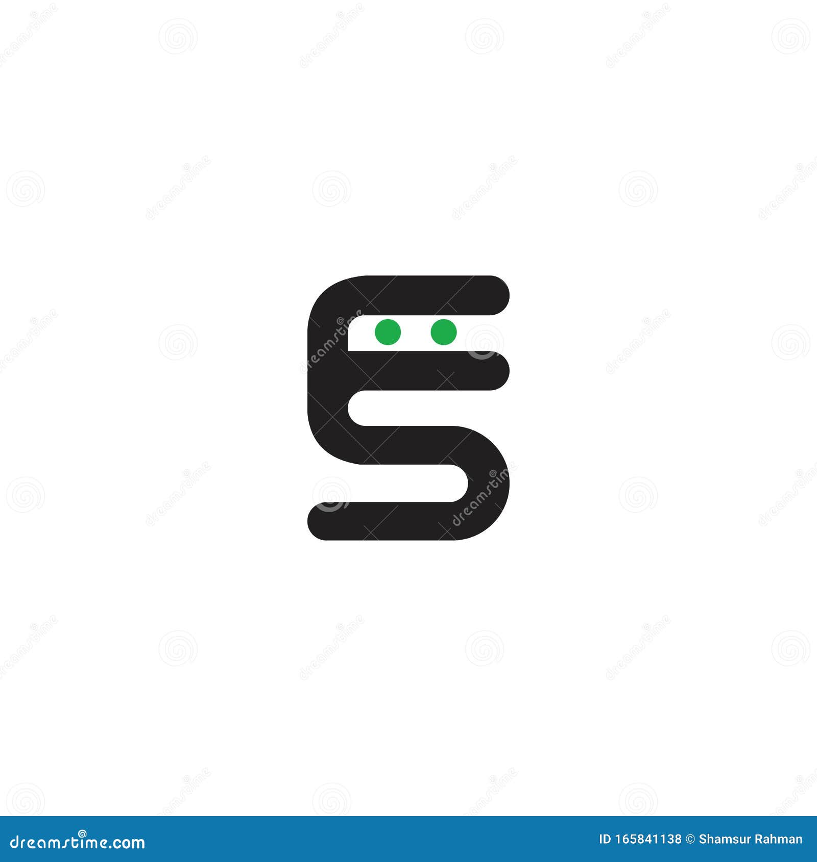 Initial Letter Es or Se Logo Vector Logo Design Stock Vector ...
