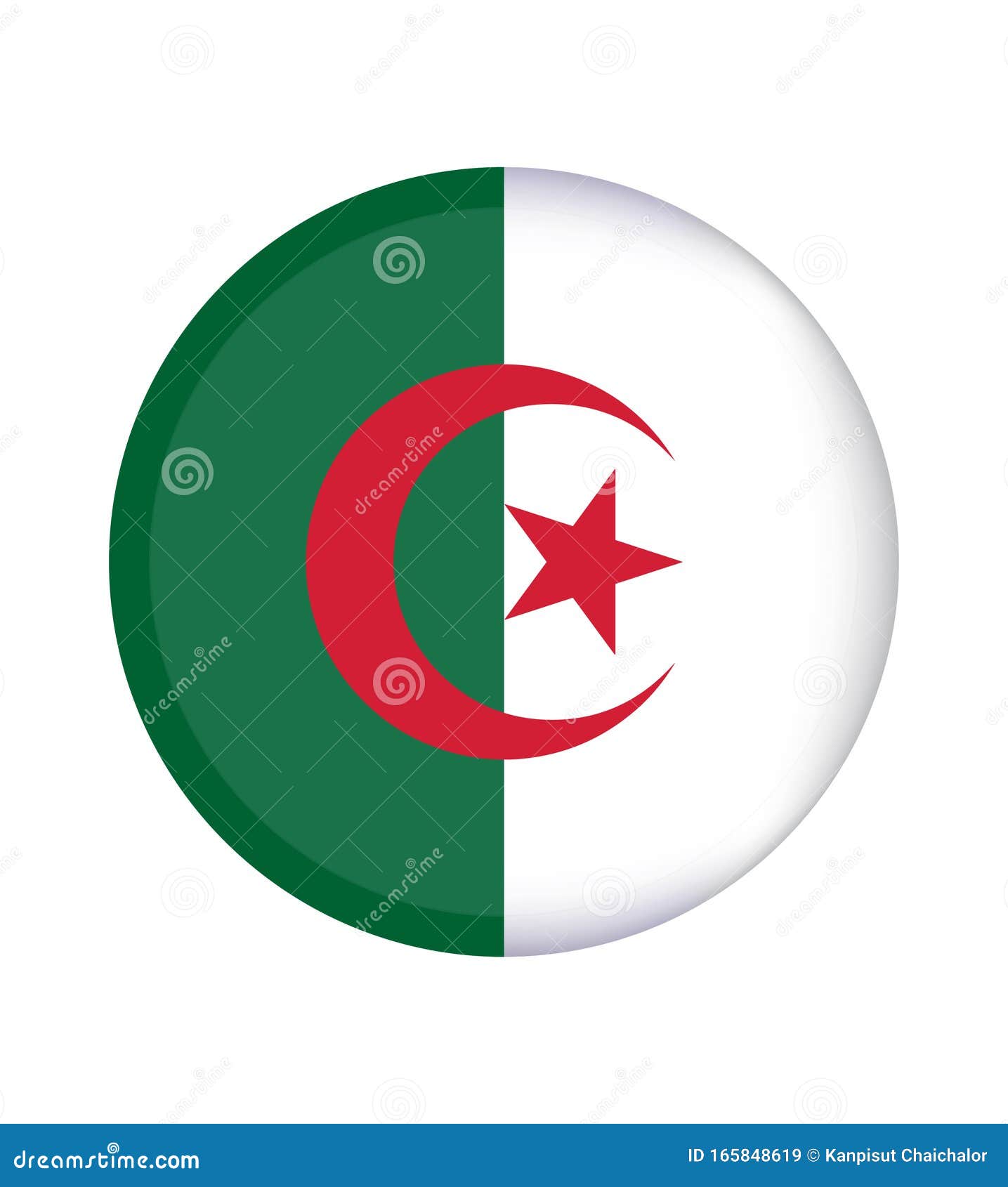 National Algeria Flag, Official Colors and Proportion Correctly ...