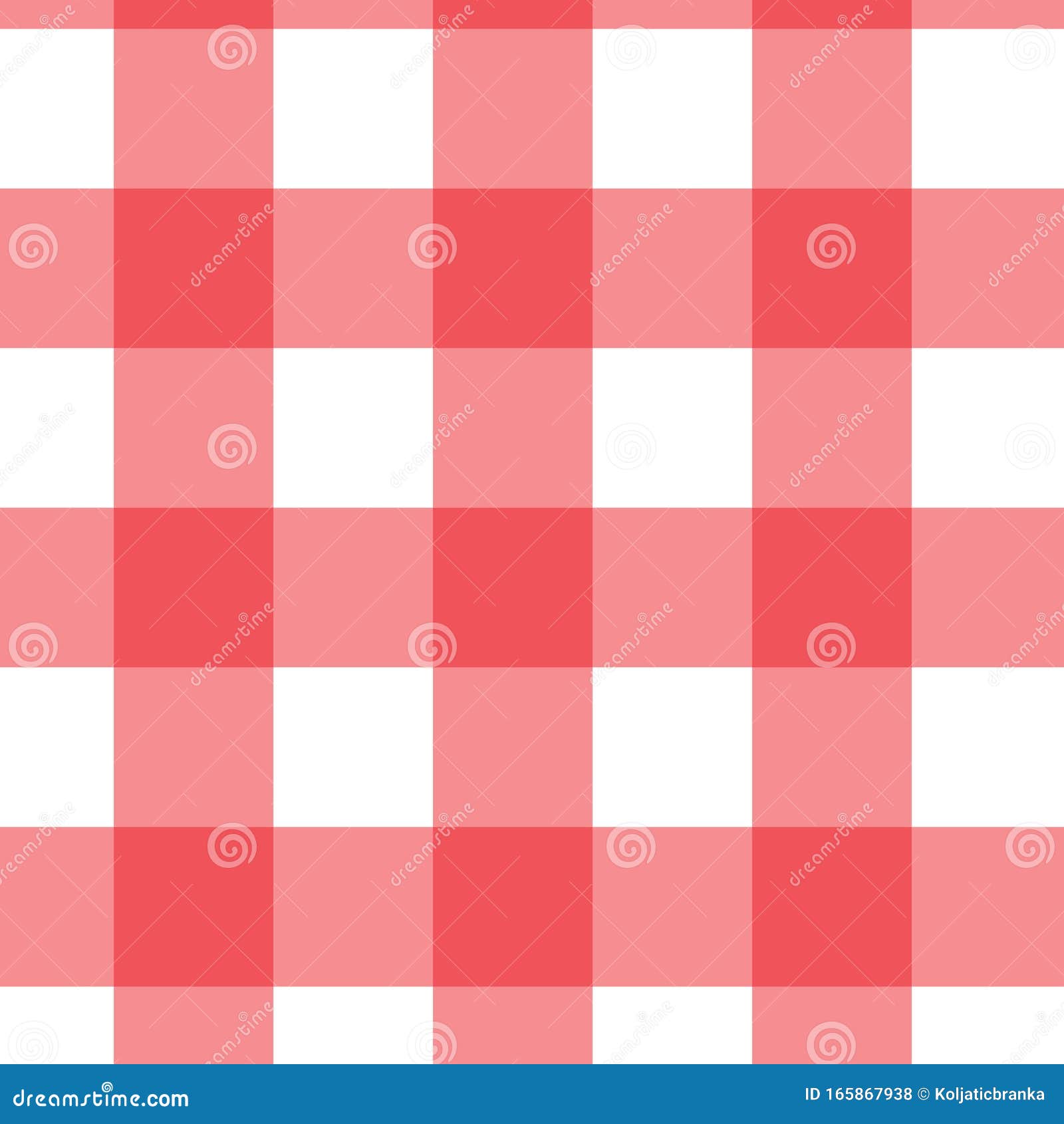 Red and White Squares As a Seamless Pattern Stock Vector - Illustration ...