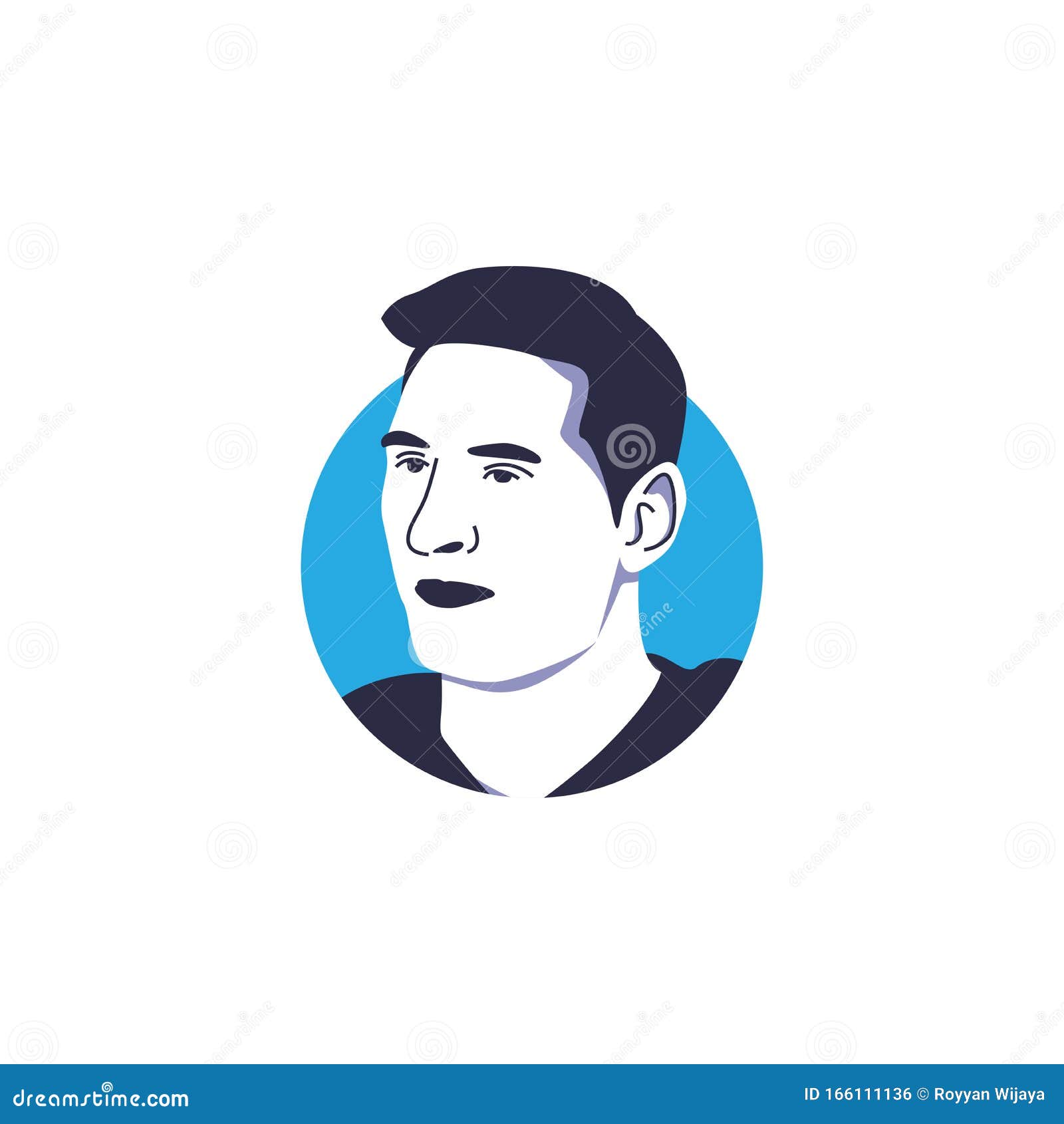 Lionel Messi Face Portrait Vector Illustration Editorial Photo ...
