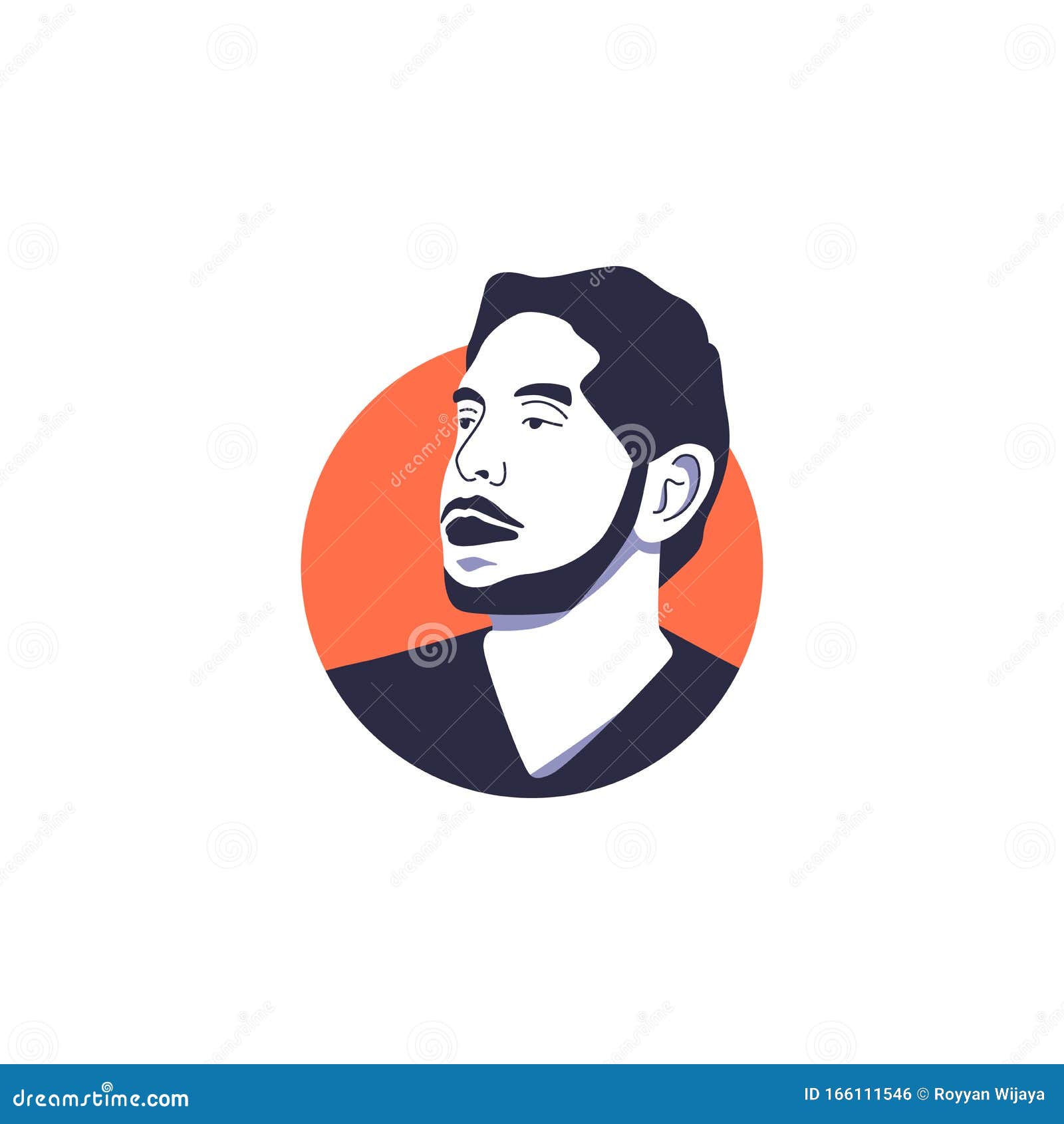 Larry Ellison Face Portrait Vector Illustration Editorial Photo ...