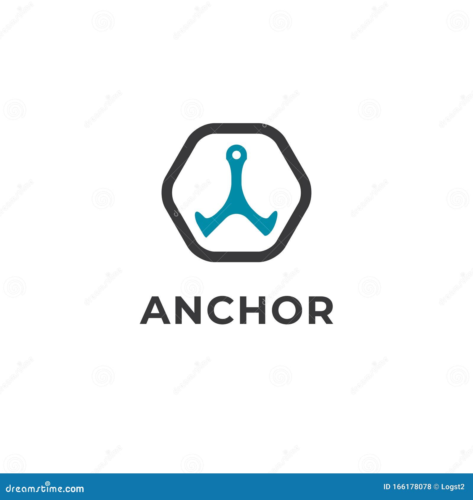 Anchor Vector Logo. Anchor Icon. Anchor Emblem. Anchor Badge. Vector ...