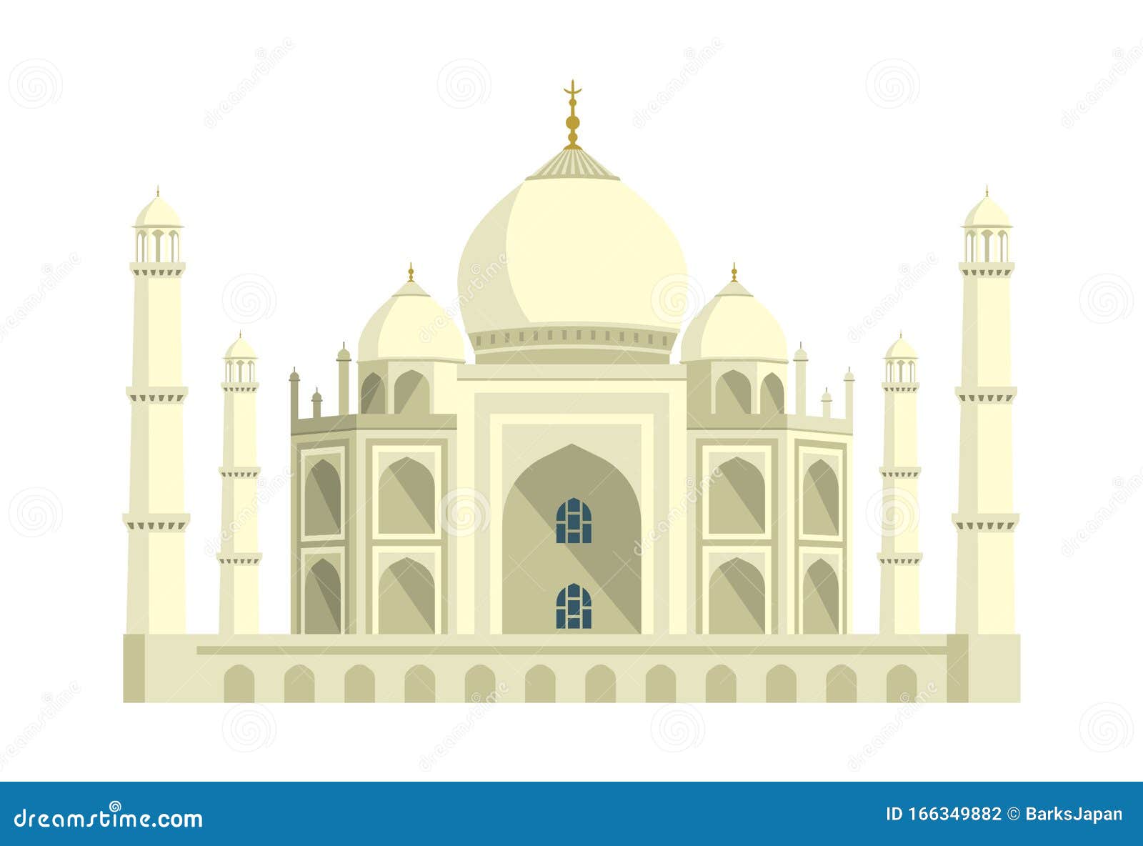 Taj Mahal Vector