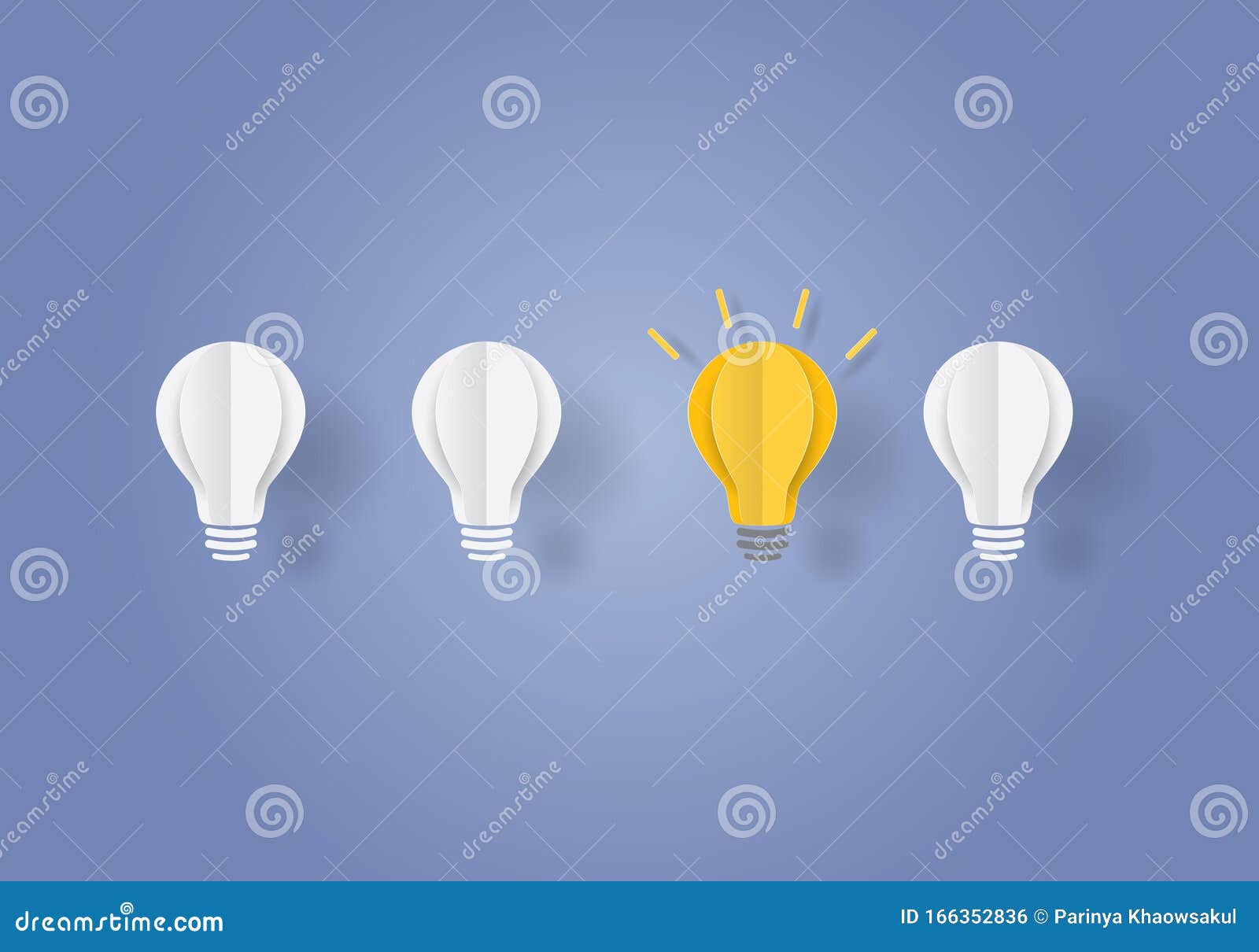 Light Bulb Concept Inspiration Business Stock Illustration ...