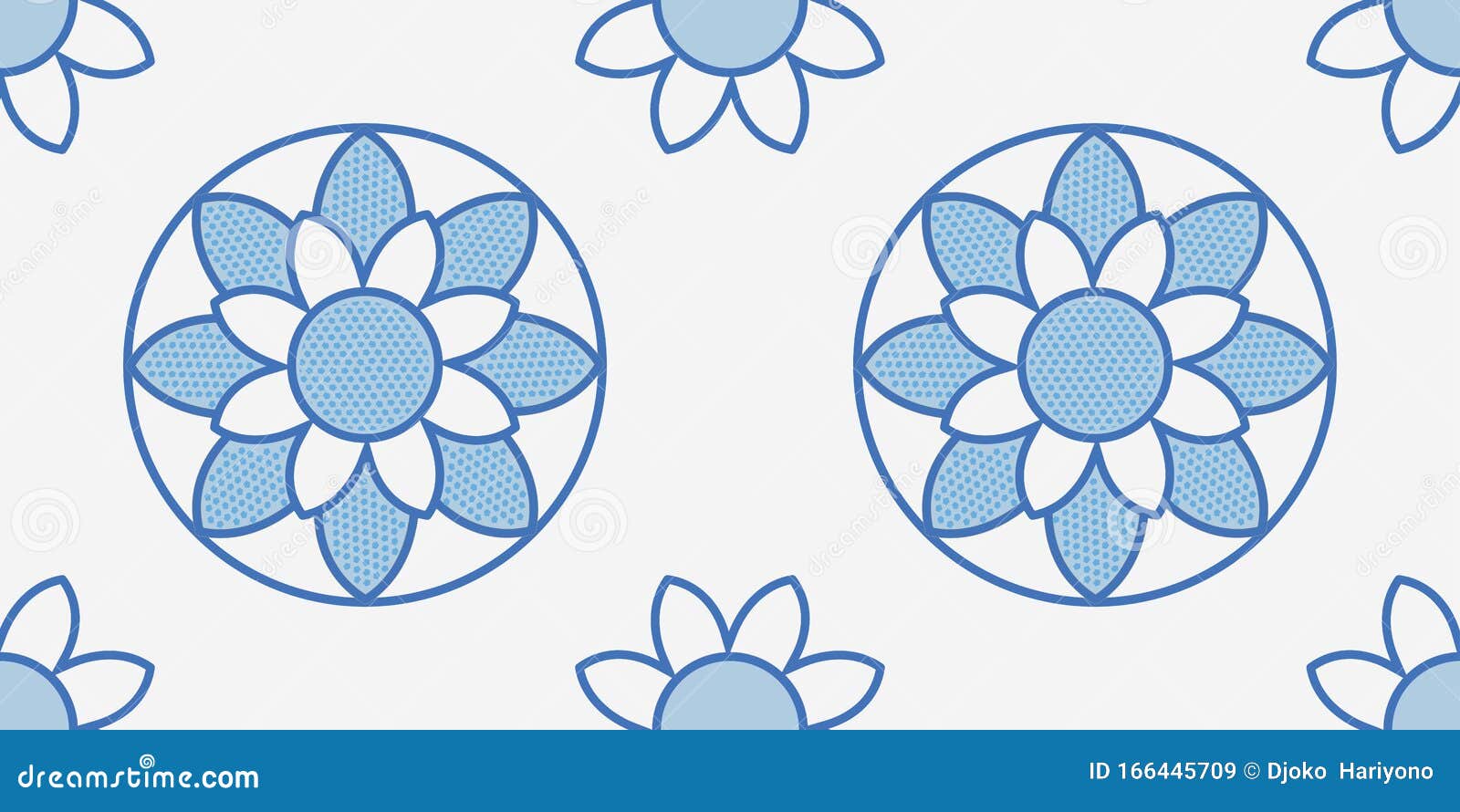 Wallpaper a Floor Design Flower Vector Illustration Concept. Seamless ...