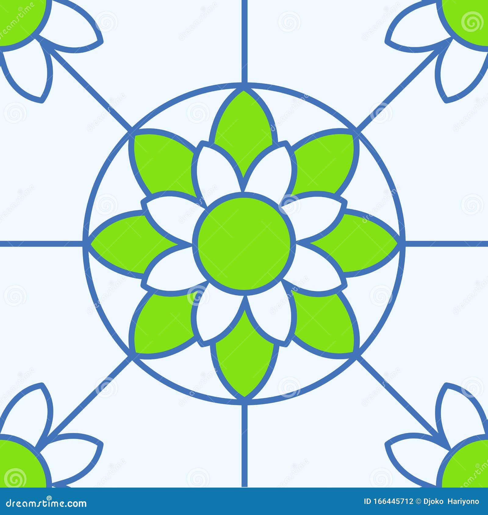 Wallpaper a Floor Design Flower Vector Illustration Concept. Seamless ...