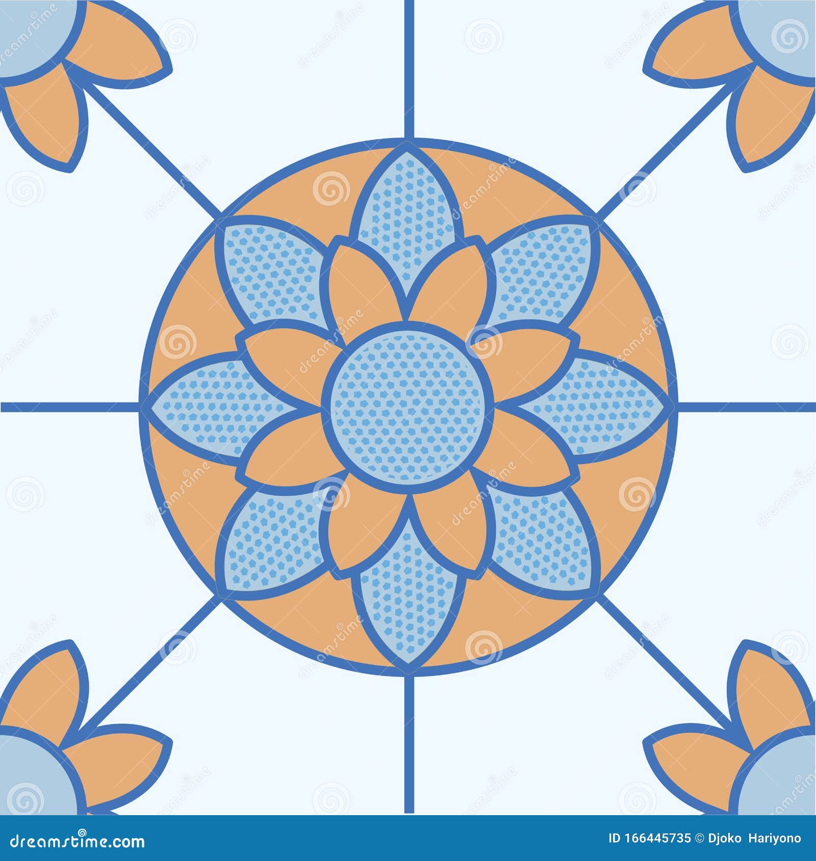 Wallpaper a Floor Design Flower Vector Illustration Concept. Seamless ...