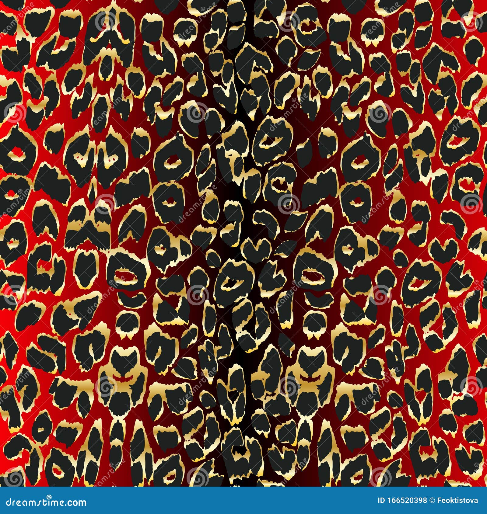 Leopard Background. Seamless Pattern Stock Vector - Illustration of ...