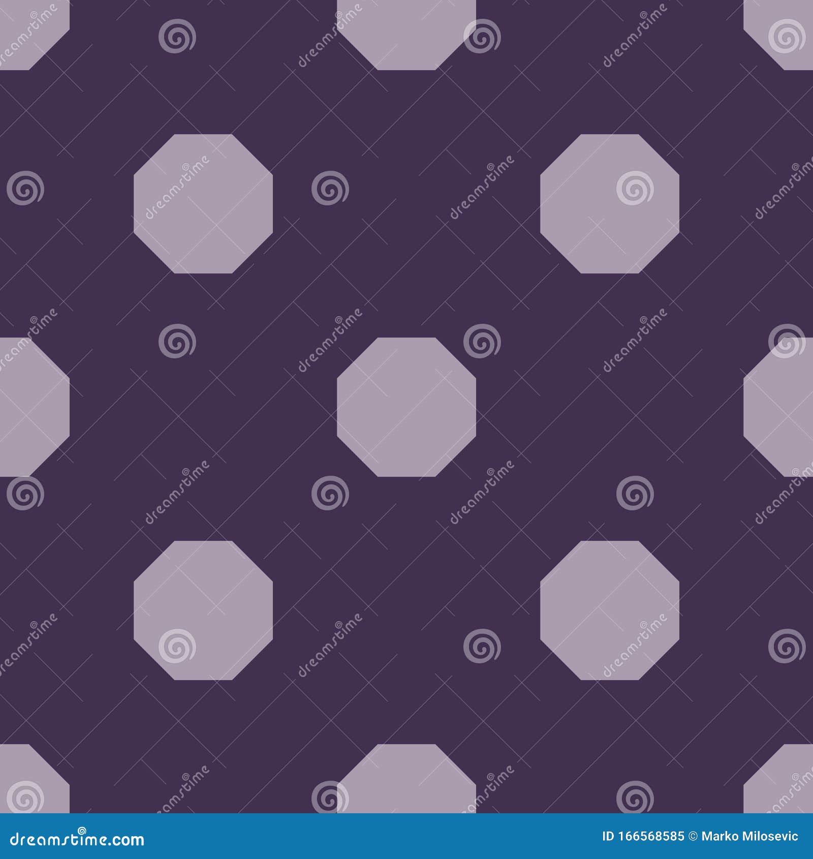 Seamless Geometric Pattern with Octagon Stock Vector - Illustration of ...