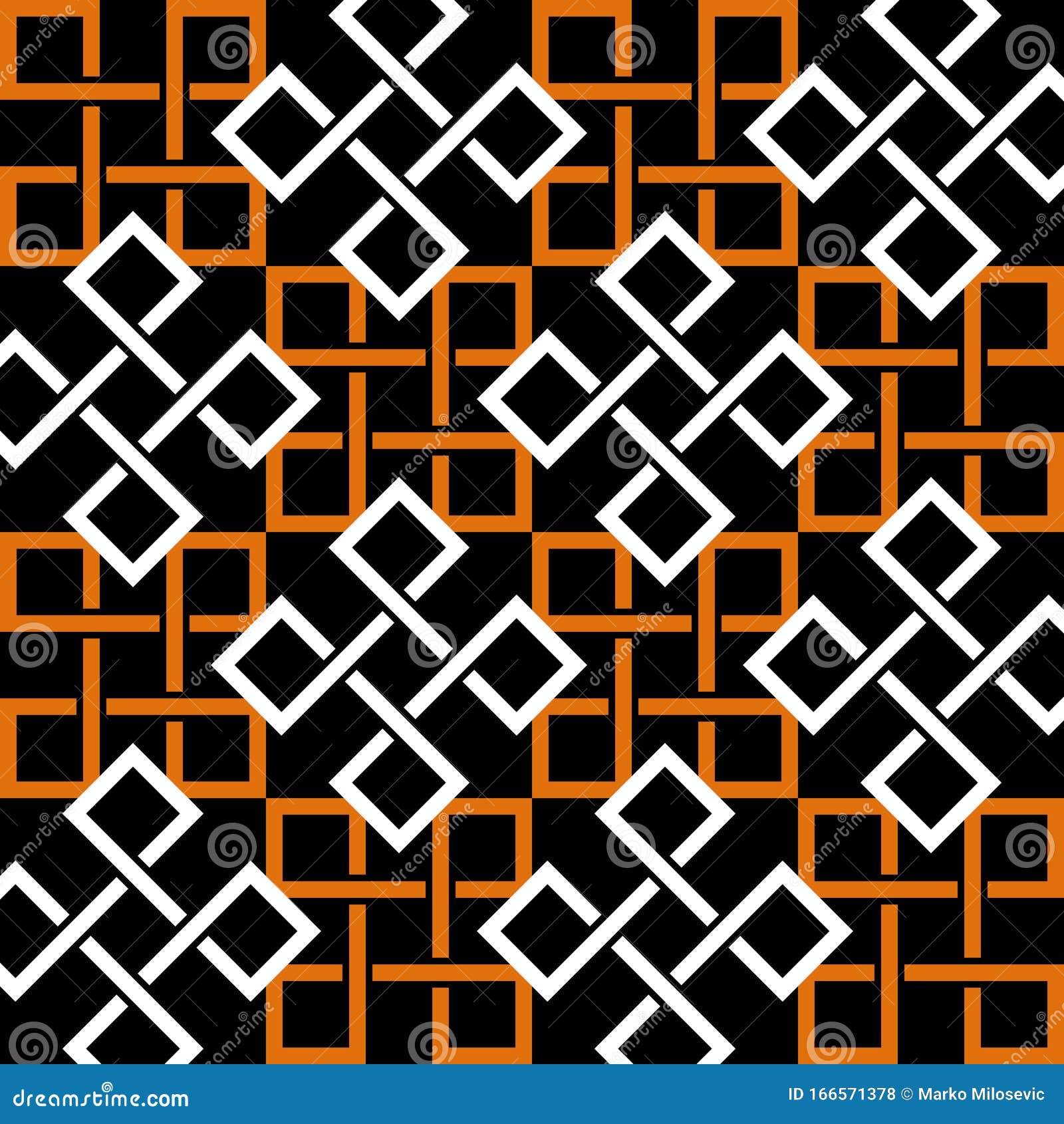 Abstract Geometric Background with Square Line Stock Vector ...